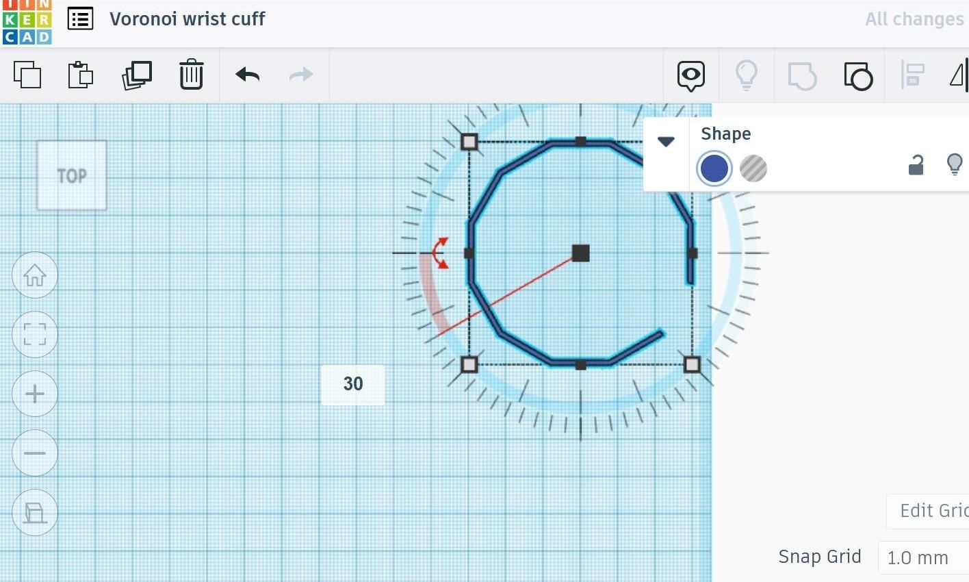 Voronoi Cuff in Tinkercad : 6 Steps (with Pictures) - Instructables