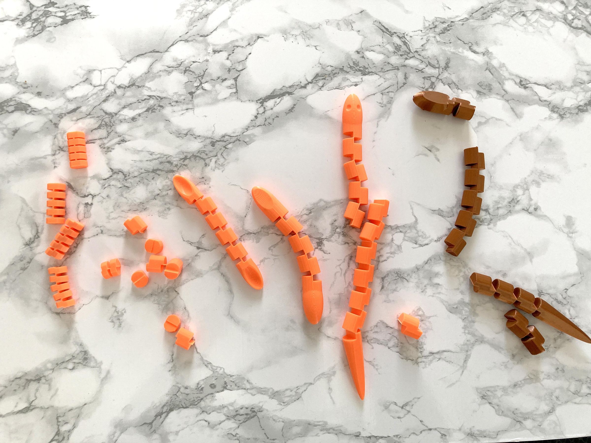 3D Printed Flexi Snake : 13 Steps (with Pictures) - Instructables