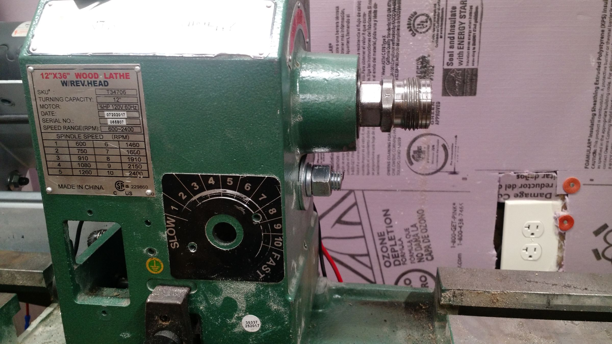 Replacing a Wood Lathe Motor With a Treadmill Motor : 10 Steps (with ...