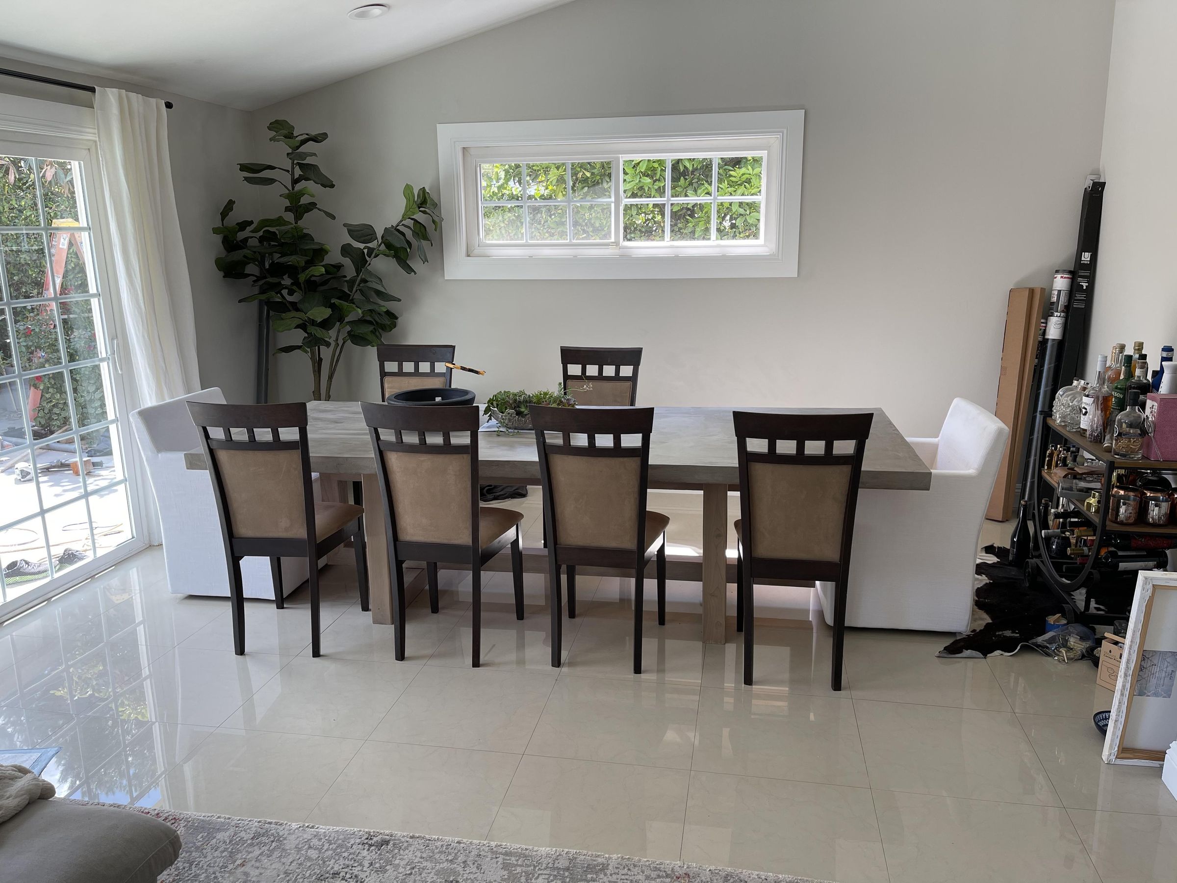 Geometric Dining Table Build “Concrete” : 8 Steps (with Pictures ...