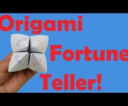 How to Fold an Origami Fortune Teller + How to Use : 7 Steps (with Pictures) - Instructables