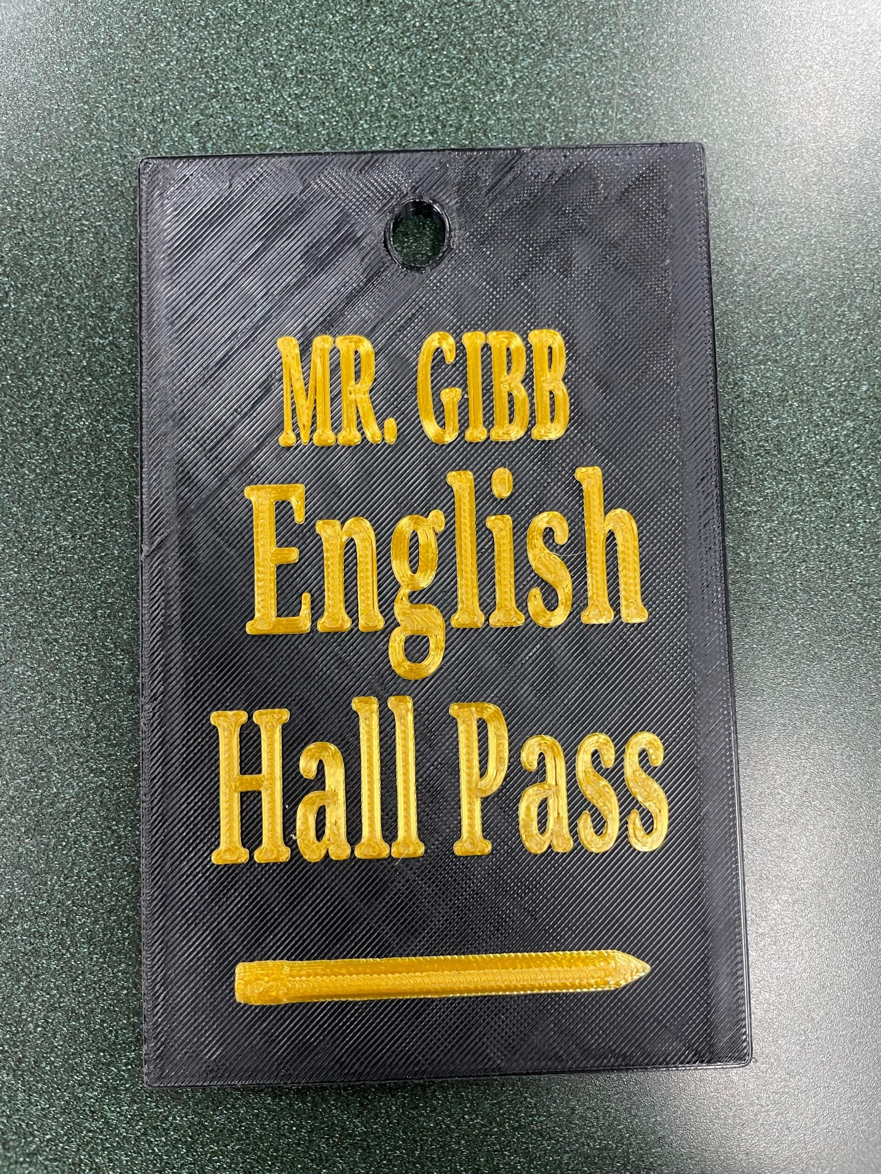Classroom Hall Pass : 3 Steps - Instructables
