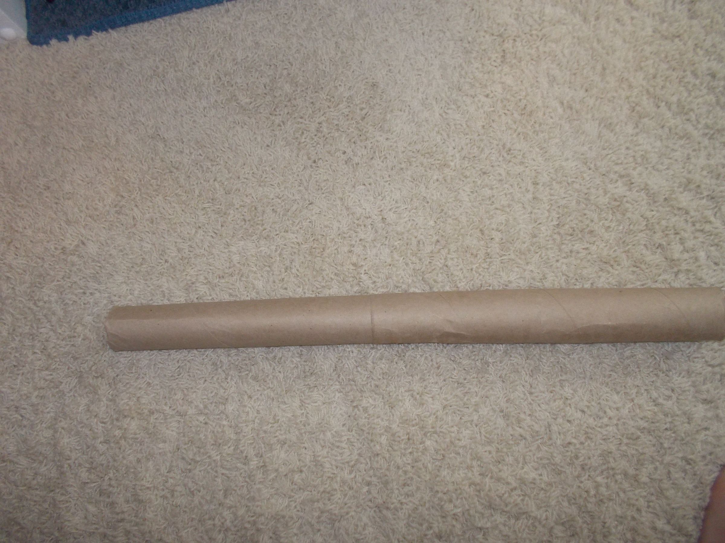 Hockey Stick and Puck From Paper Towel Rolls and Ketchup Lid : 7 Steps ...