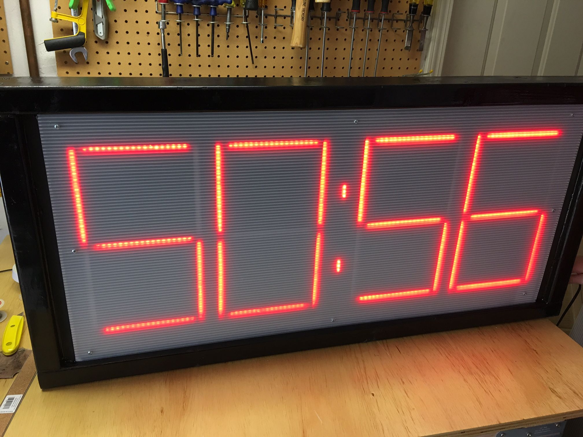 Large 7 Segment LED Pace Clock : 5 Steps (with Pictures) - Instructables