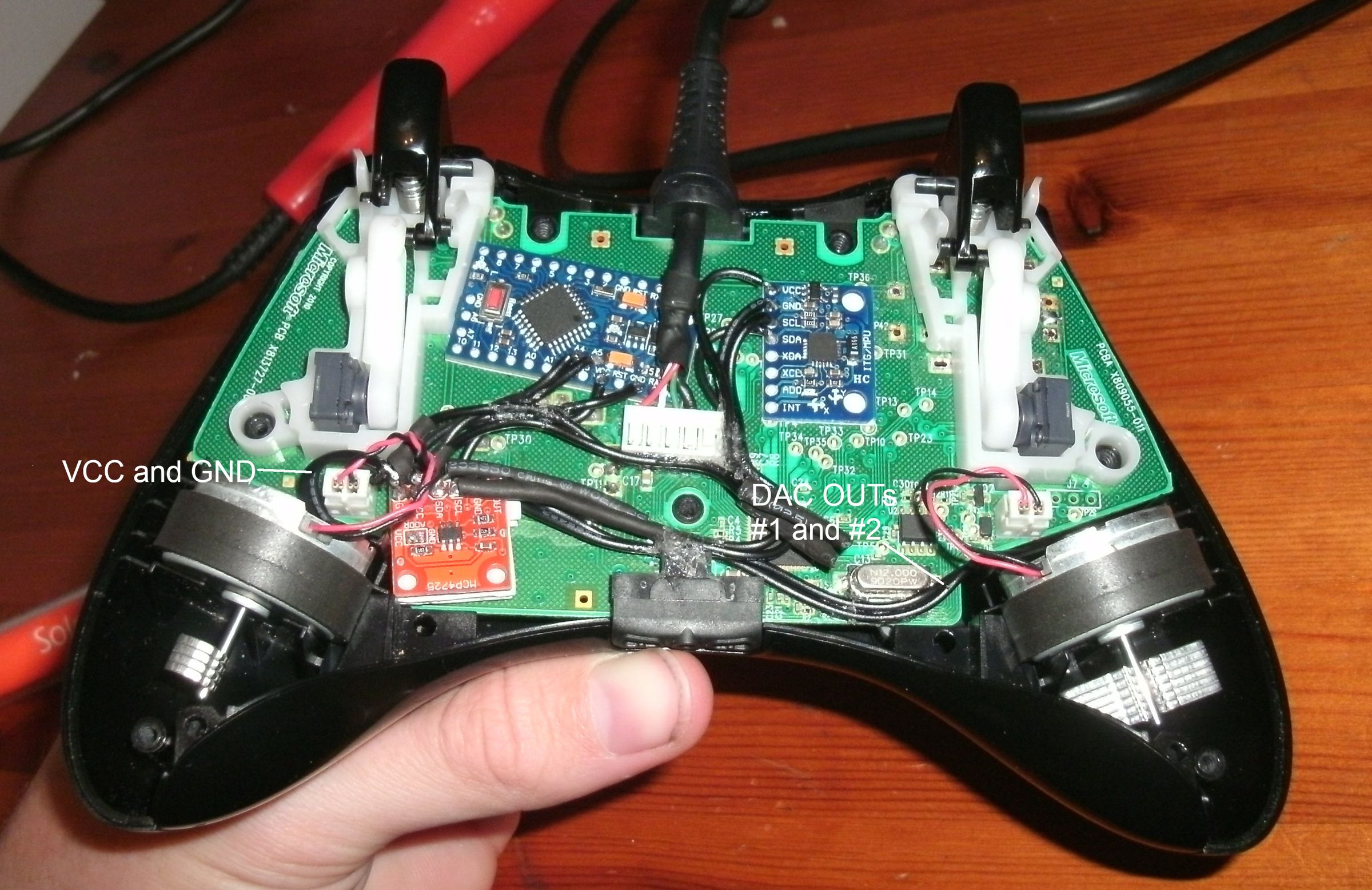 Xbox 360 Controller Accelerometer/gyro Steering Mod : 7 Steps - Instructables