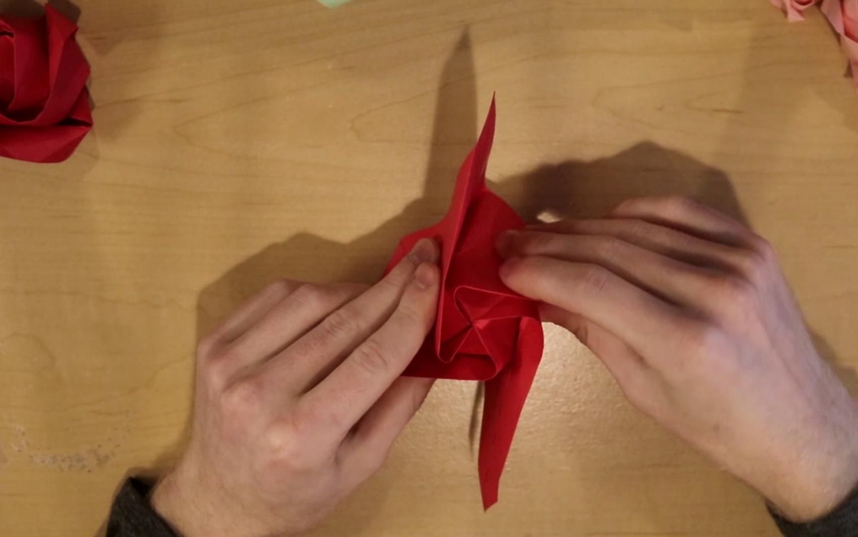 How to Make an Origami Rose : 14 Steps (with Pictures) - Instructables
