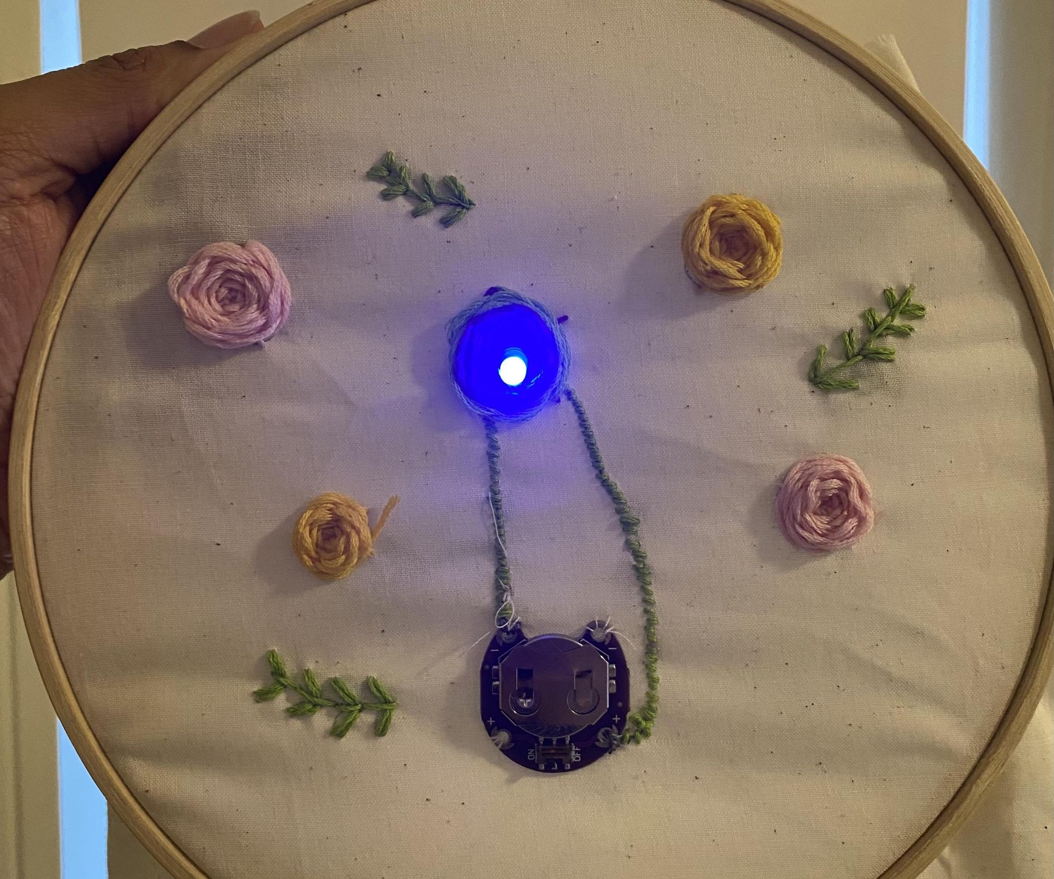 Embroidered Circuit : 4 Steps - Instructables