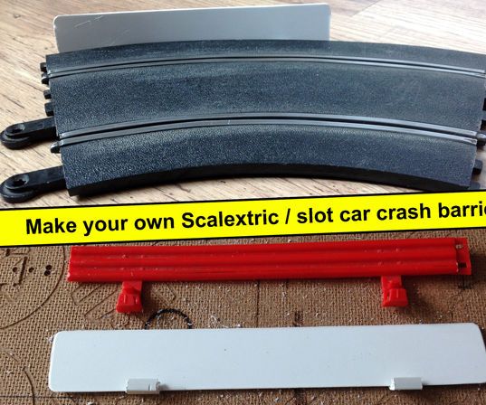 Scalextric / Slot Car Replacement Crash Barriers : 7 Steps (with ...