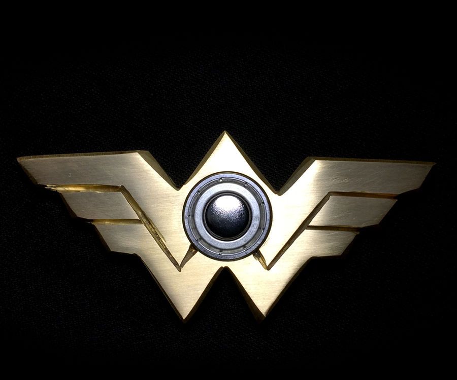 Solid Brass Wonder Woman Fidget Spinner : 10 Steps (with Pictures ...