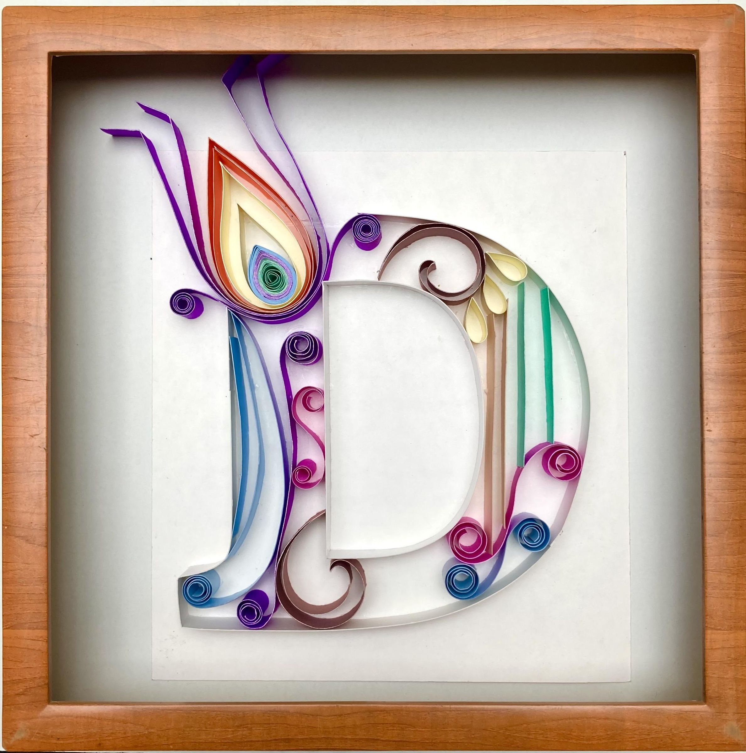 Decorating Letter "D" With Quilling Art : 7 Steps (with Pictures ...