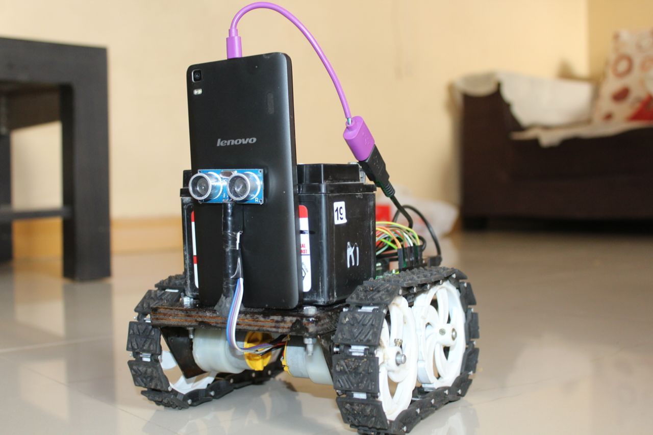 Bluetooth Controlled Robot With Spy Wireless Camera : 5 Steps (with ...