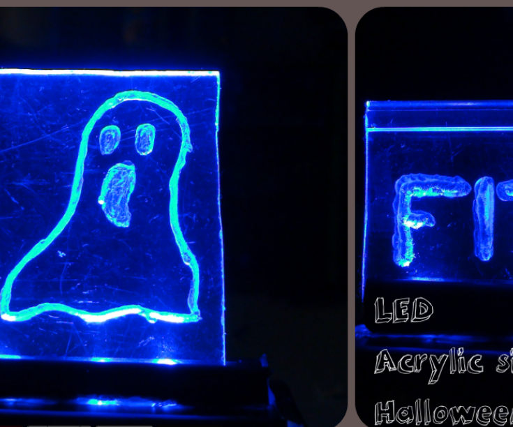 LED Acrylic Sign-Halloween : 5 Steps (with Pictures) - Instructables