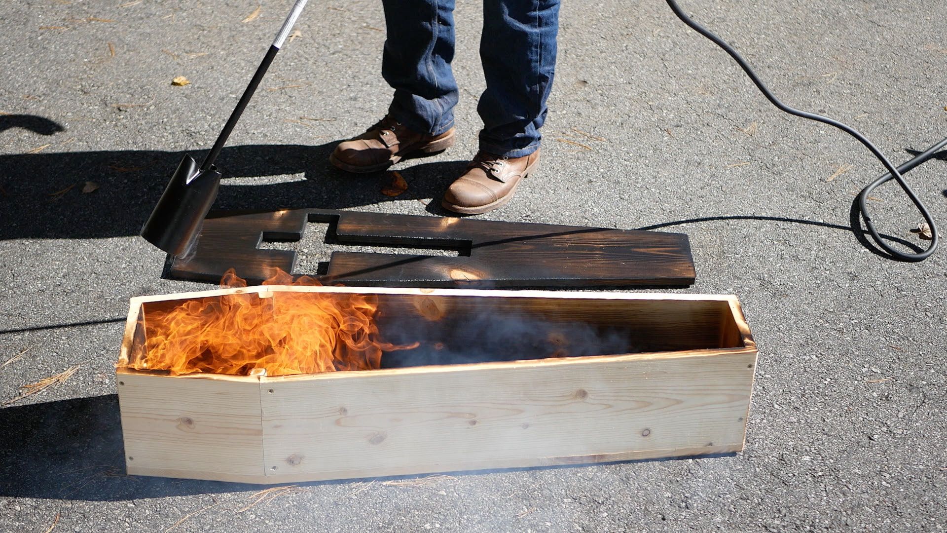 How to Build a Coffin (DIY Halloween Decorations / Crafts) : 6 Steps ...