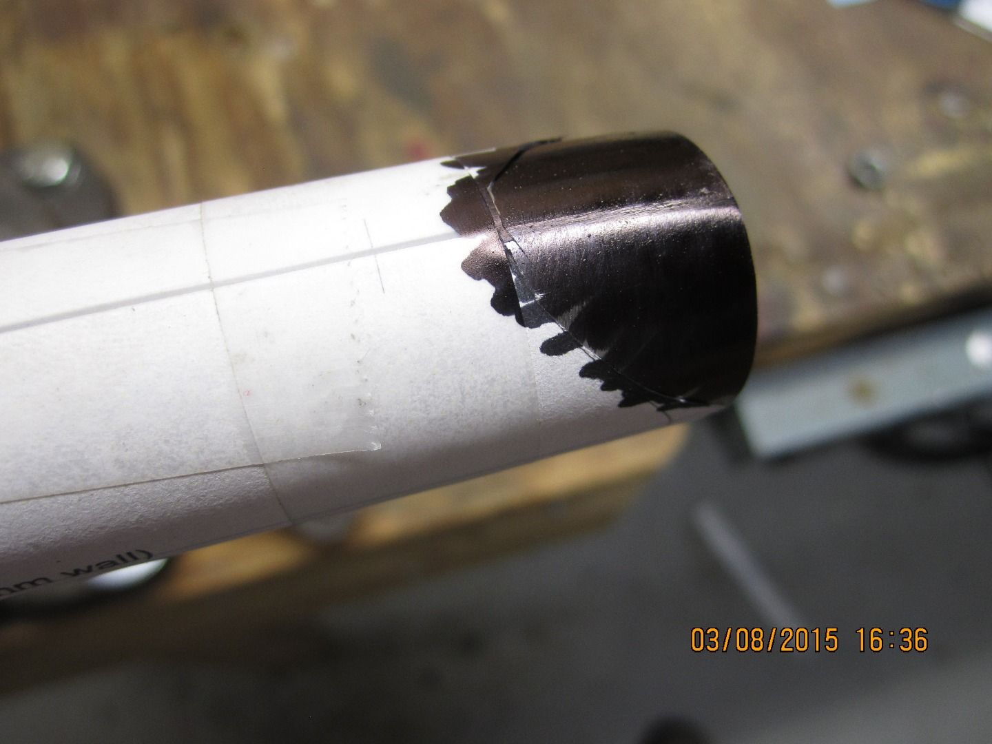 How to Miter (Cope) a Round Tube by Hand : 7 Steps (with Pictures ...