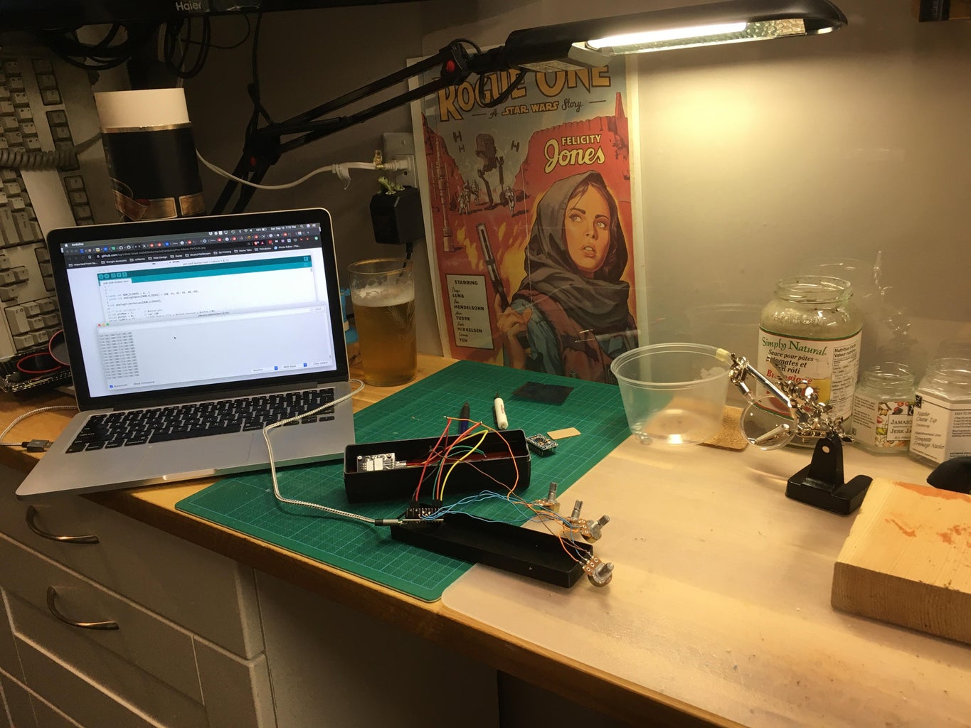Arduino Keyboard Joystick Extender Box And Sound Controller Thing Using