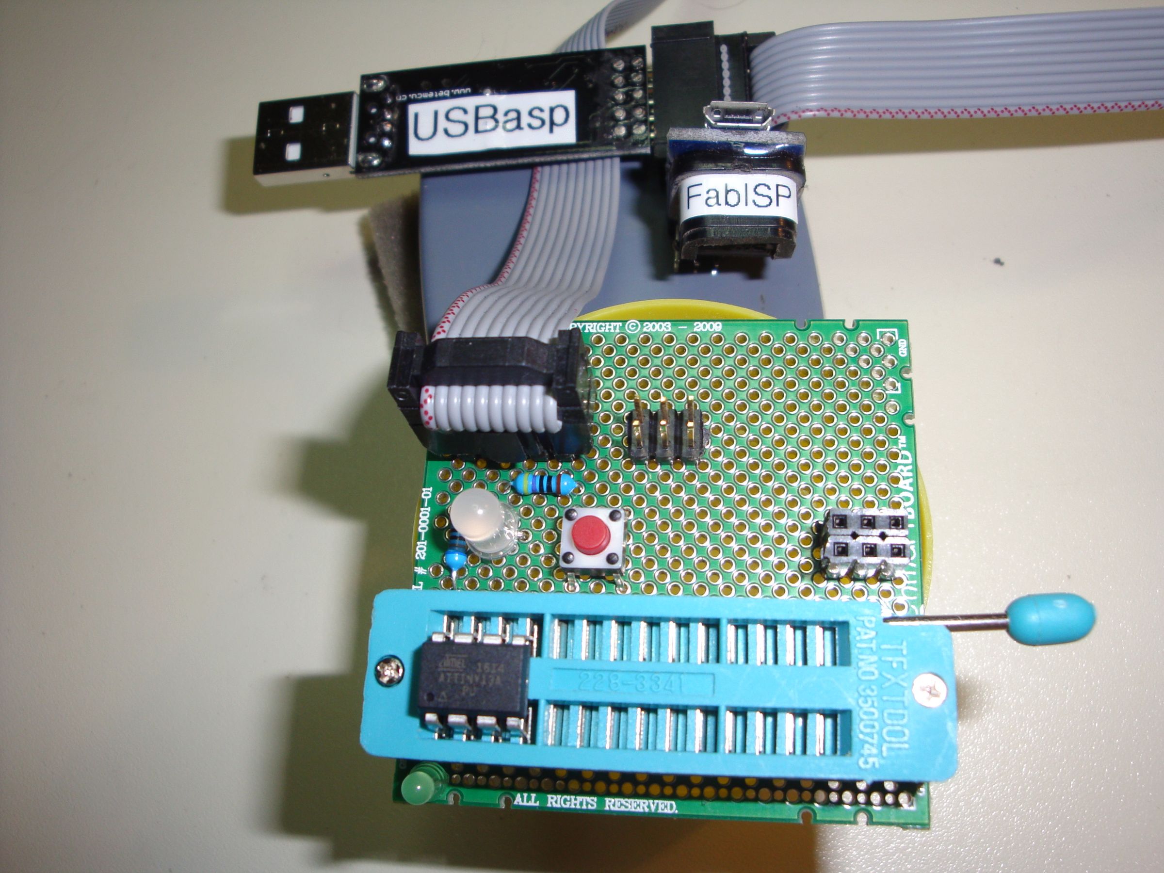 ZIF Jig for AVR ATtiny Chip Programming : 11 Steps (with Pictures ...