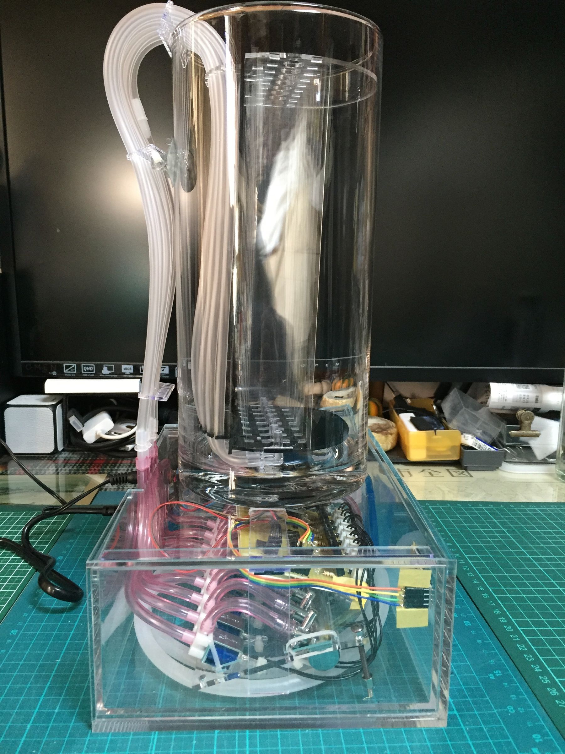 Glowing Air-Bubble Clock; Powered by ESP8266 : 7 Steps (with Pictures) - Instructables