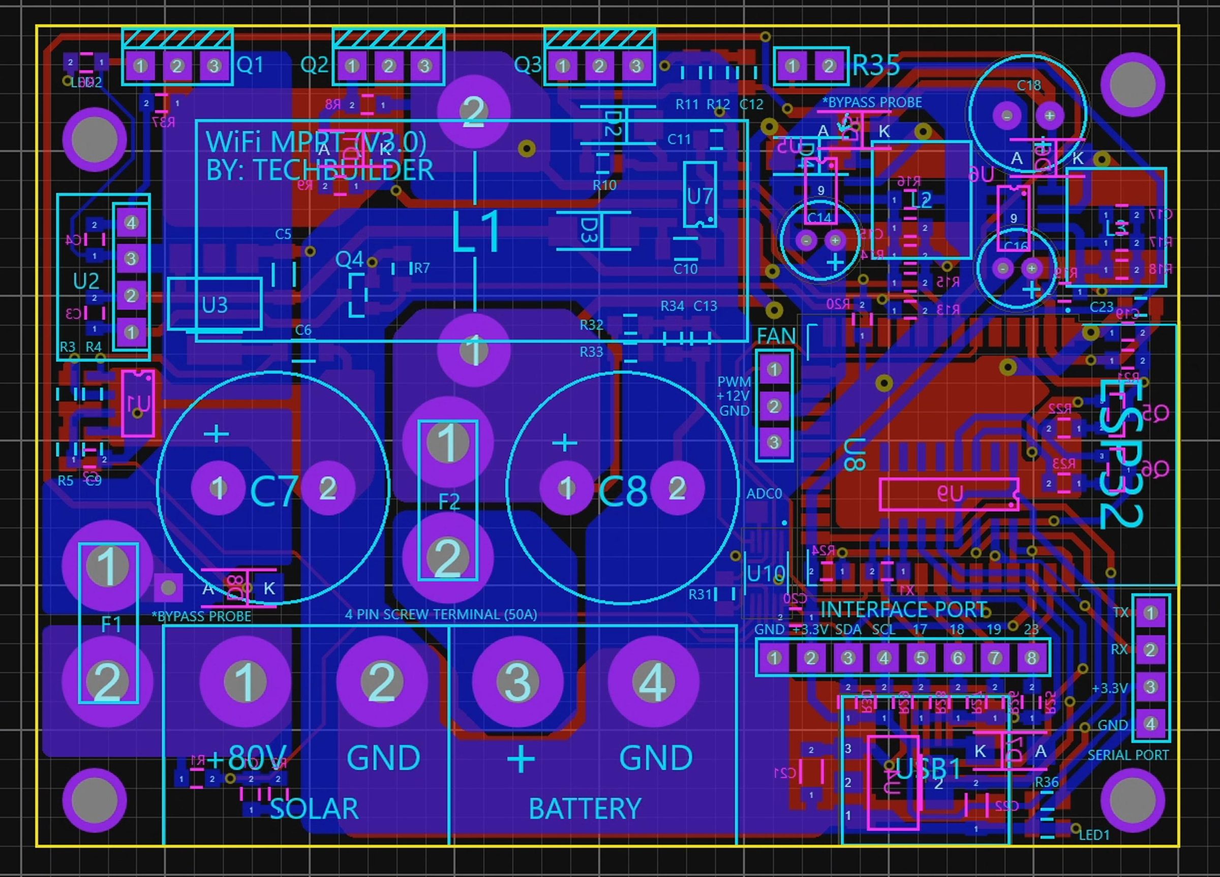 1kW Arduino MPPT Solar Charge Controller (ESP32 + WiFi) : 46 Steps ...
