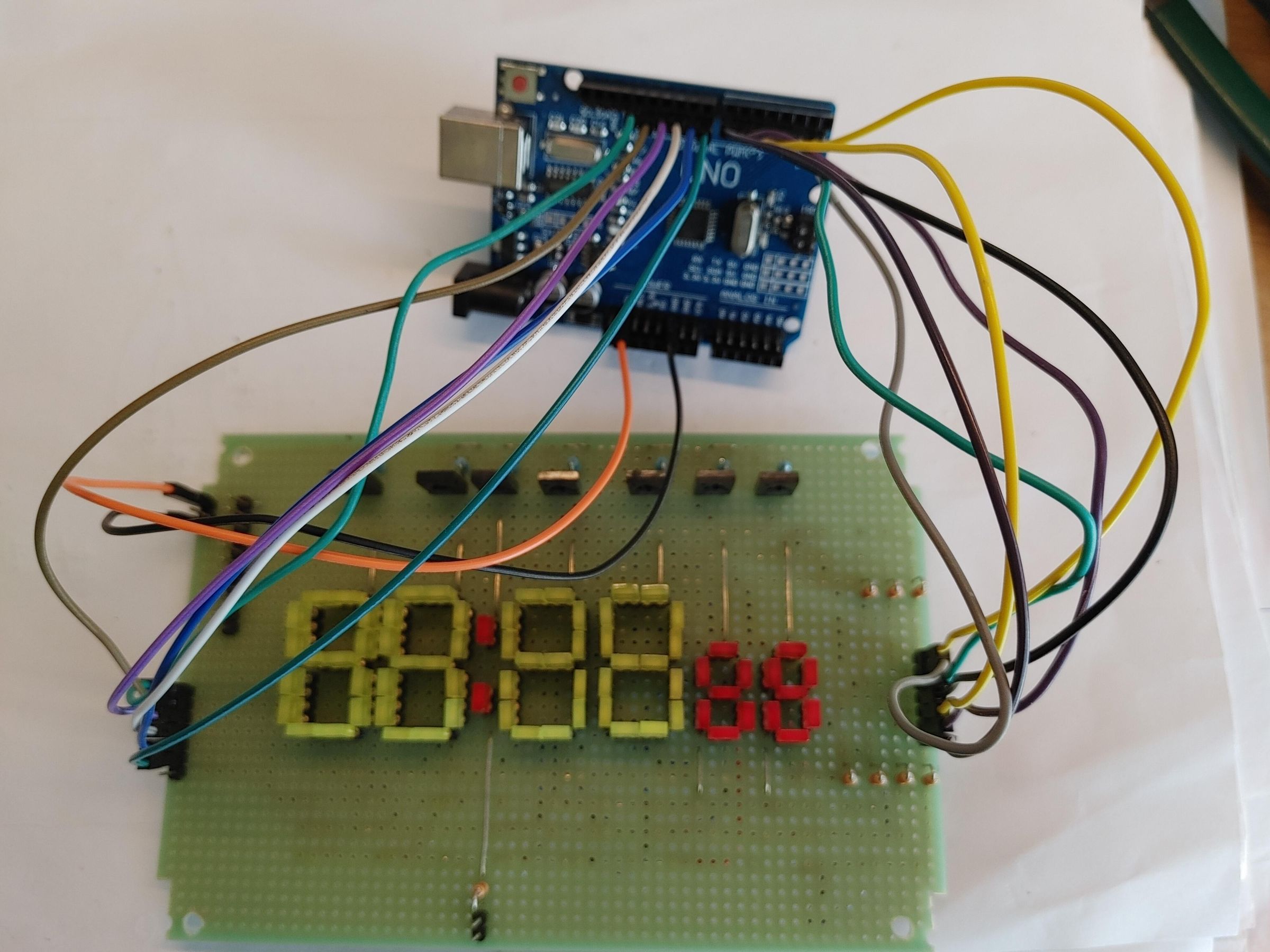 Digital Clock With 7-segment LED Display : 7 Steps (with Pictures ...