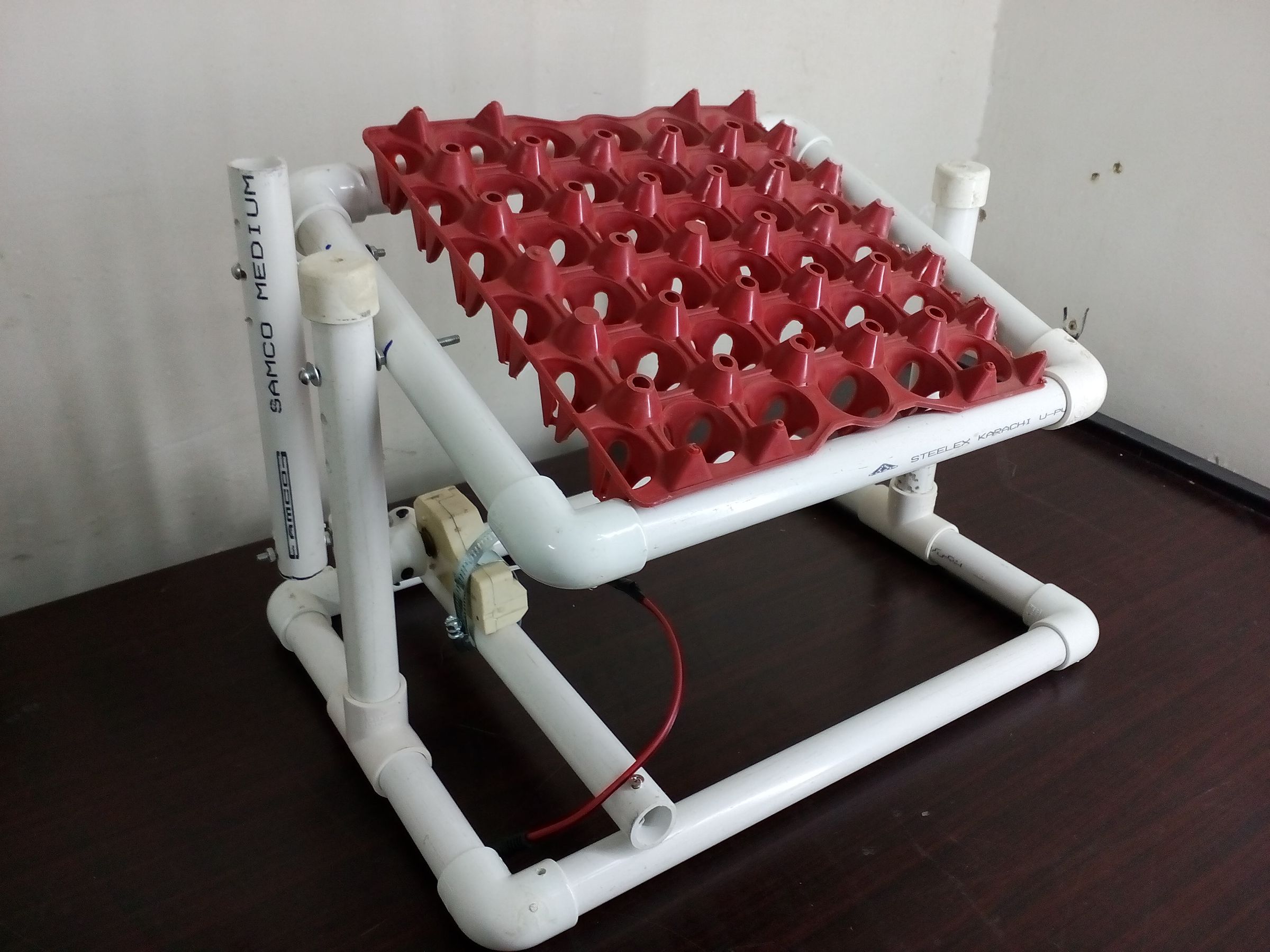 How to Make Automatic Rotating Egg Tray From PVC : 7 Steps (with ...