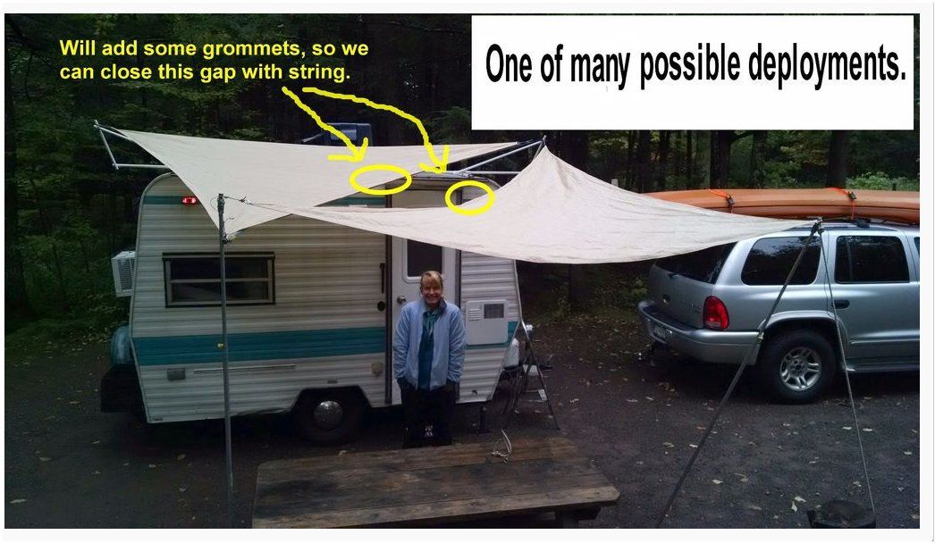 Sun Shade for Travel Trailer or Rv, $70 : 8 Steps (with Pictures ...