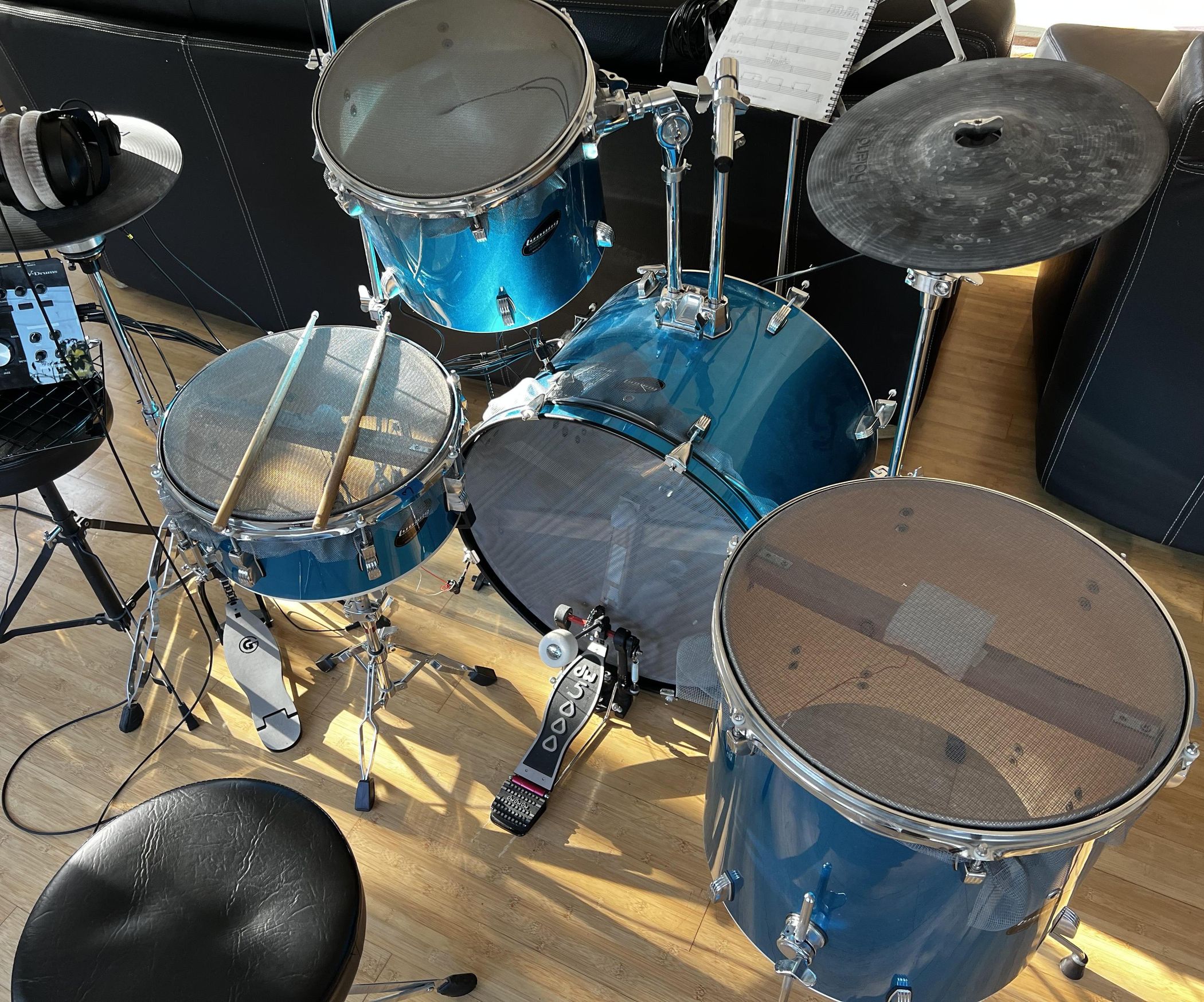 A2E Electric Drum Set: Acoustic to Electric Drum Conversion : 7 Steps ...