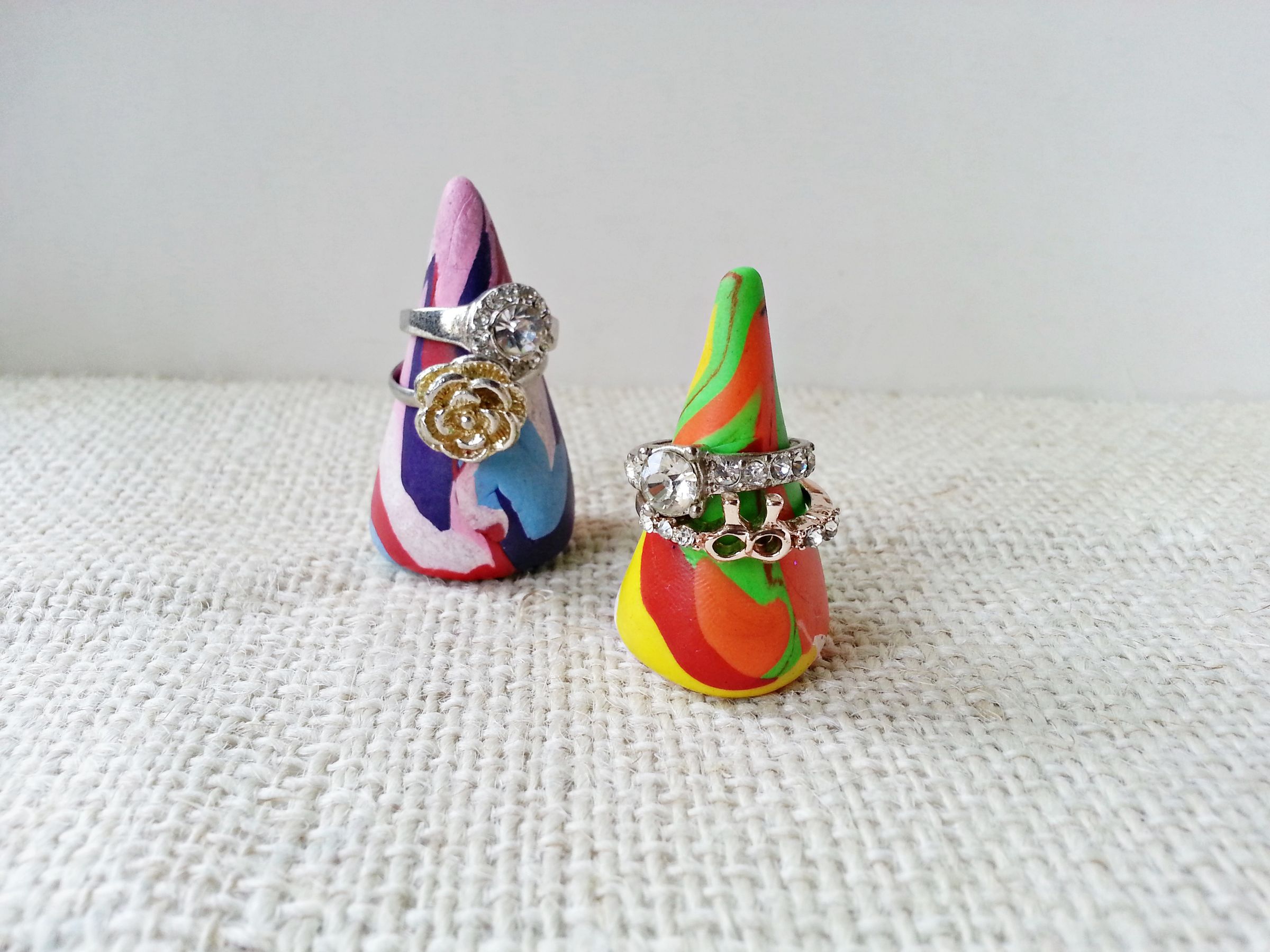 DIY Colorful Cone Ring Display : 4 Steps (with Pictures) - Instructables