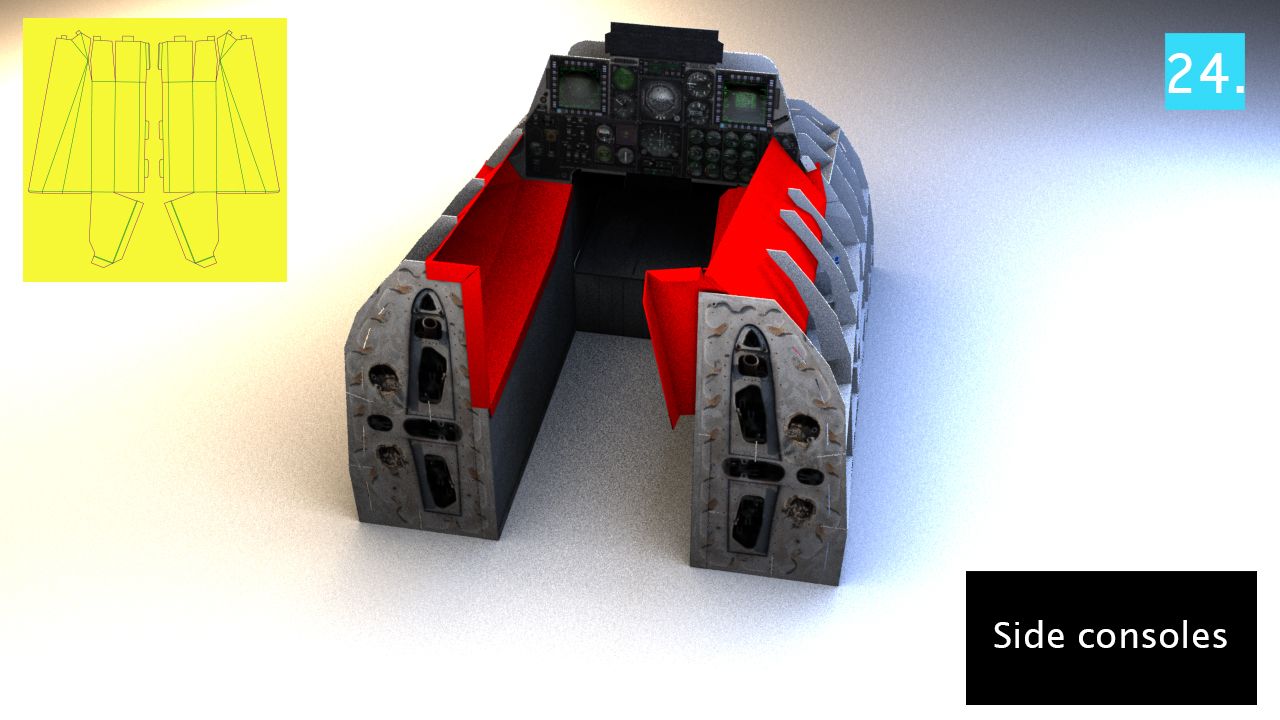 A-10 Jet Aircraft Cardboard Cockpit Replica : 5 Steps (with Pictures ...