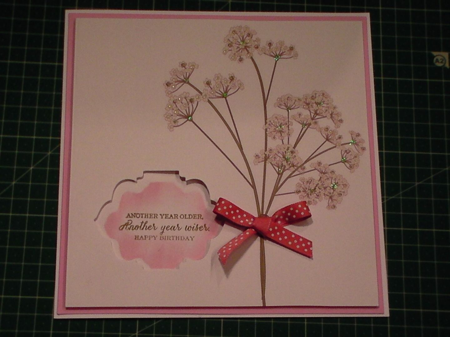 Make a Pretty & Quick Floral Aperture Rubber Stamp Card - Instructables