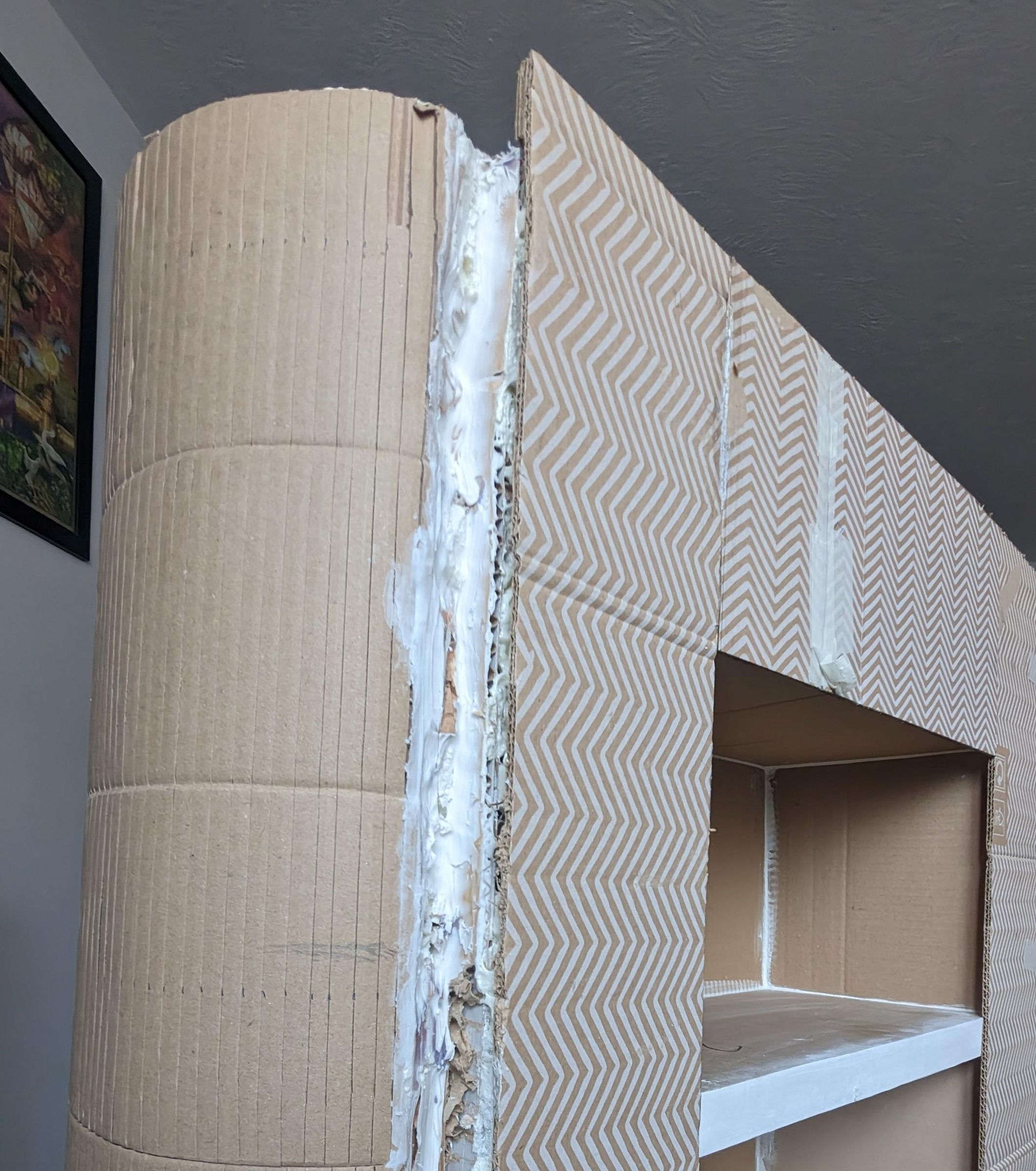 Giant Book- Bookcase (Made Entirely Out of Cardboard) : 14 Steps (with ...