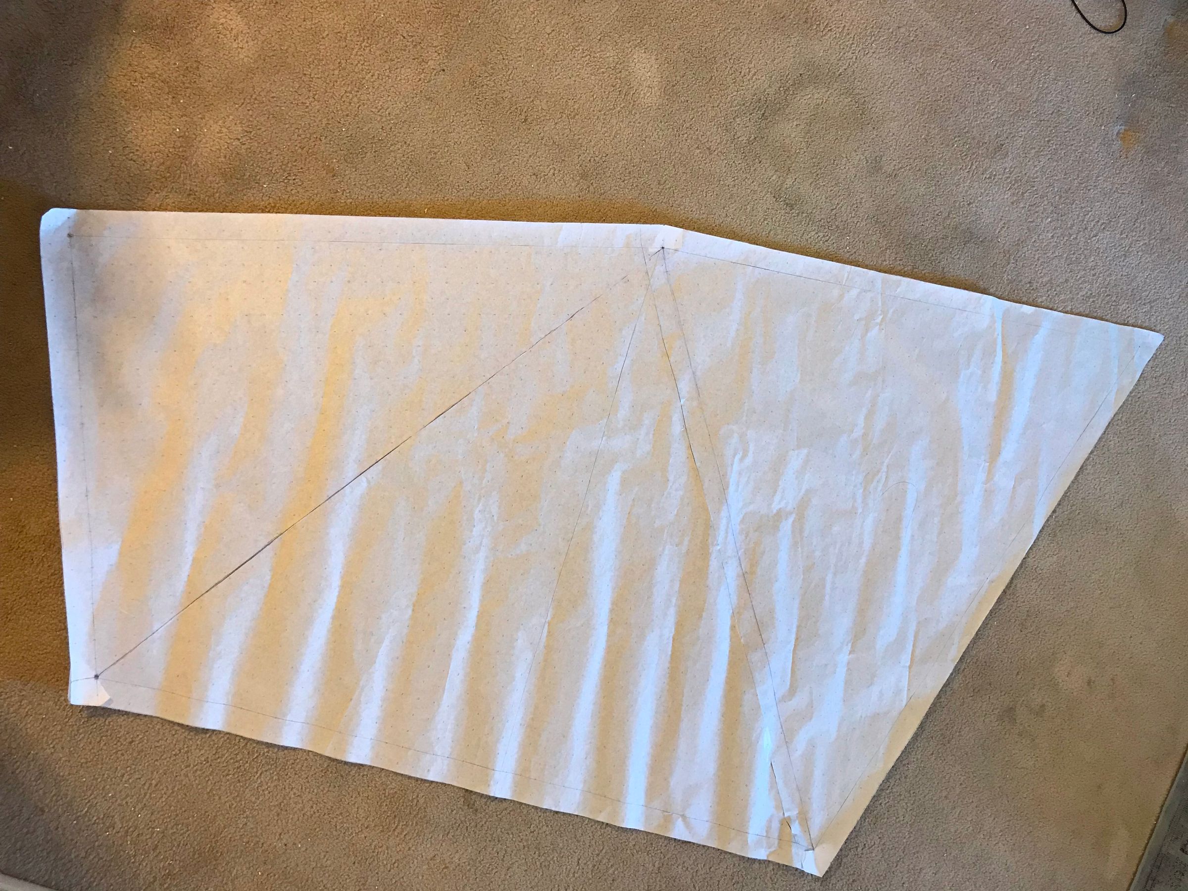 Cover for a Small 2v Geodesic Dome Using Waterproof Canvas : 10 Steps ...