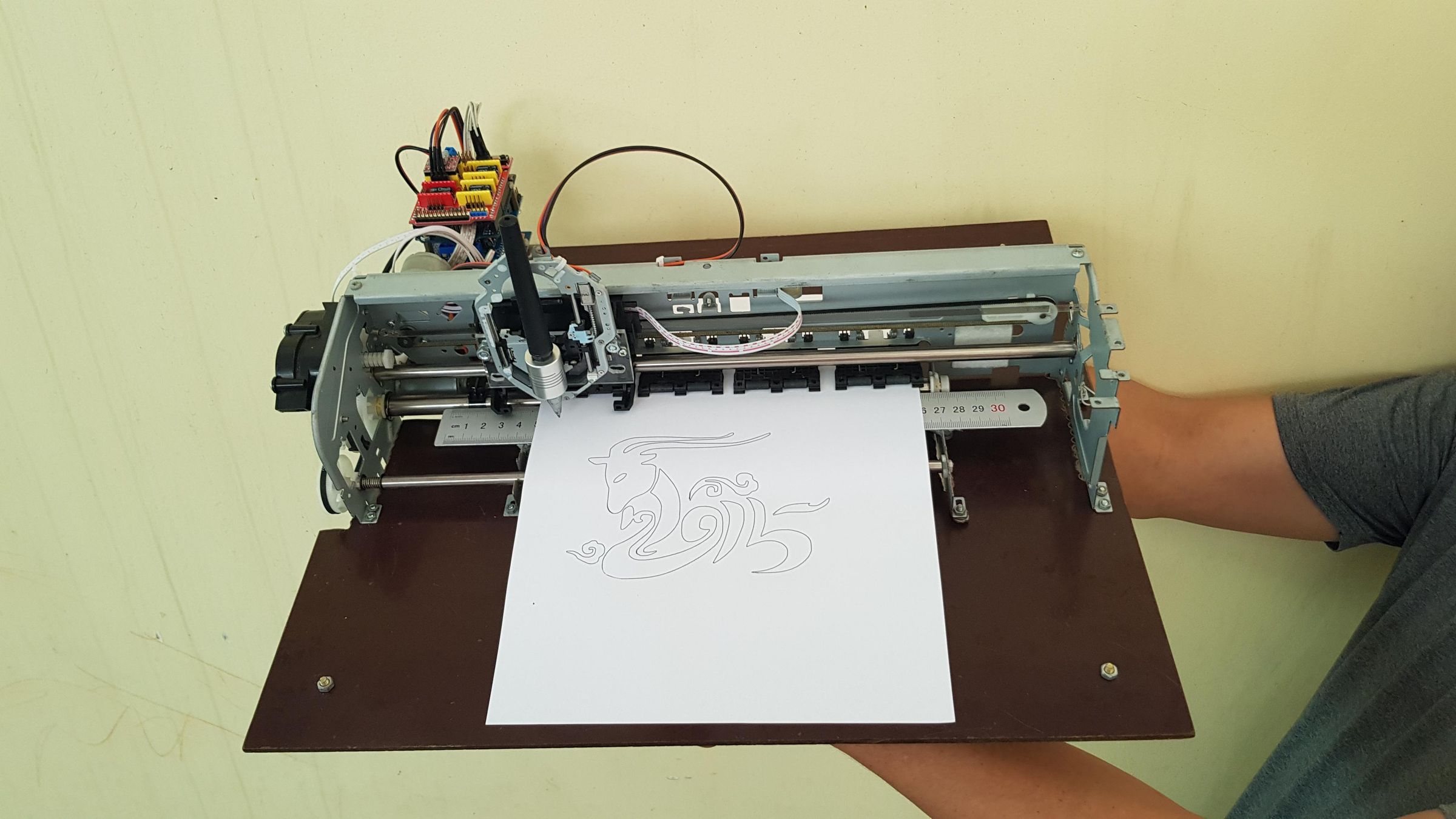 3 AXIS CNC PLOTTER FROM DC MOTORS AND OPTICAL ENCODERS : 15 Steps (with ...