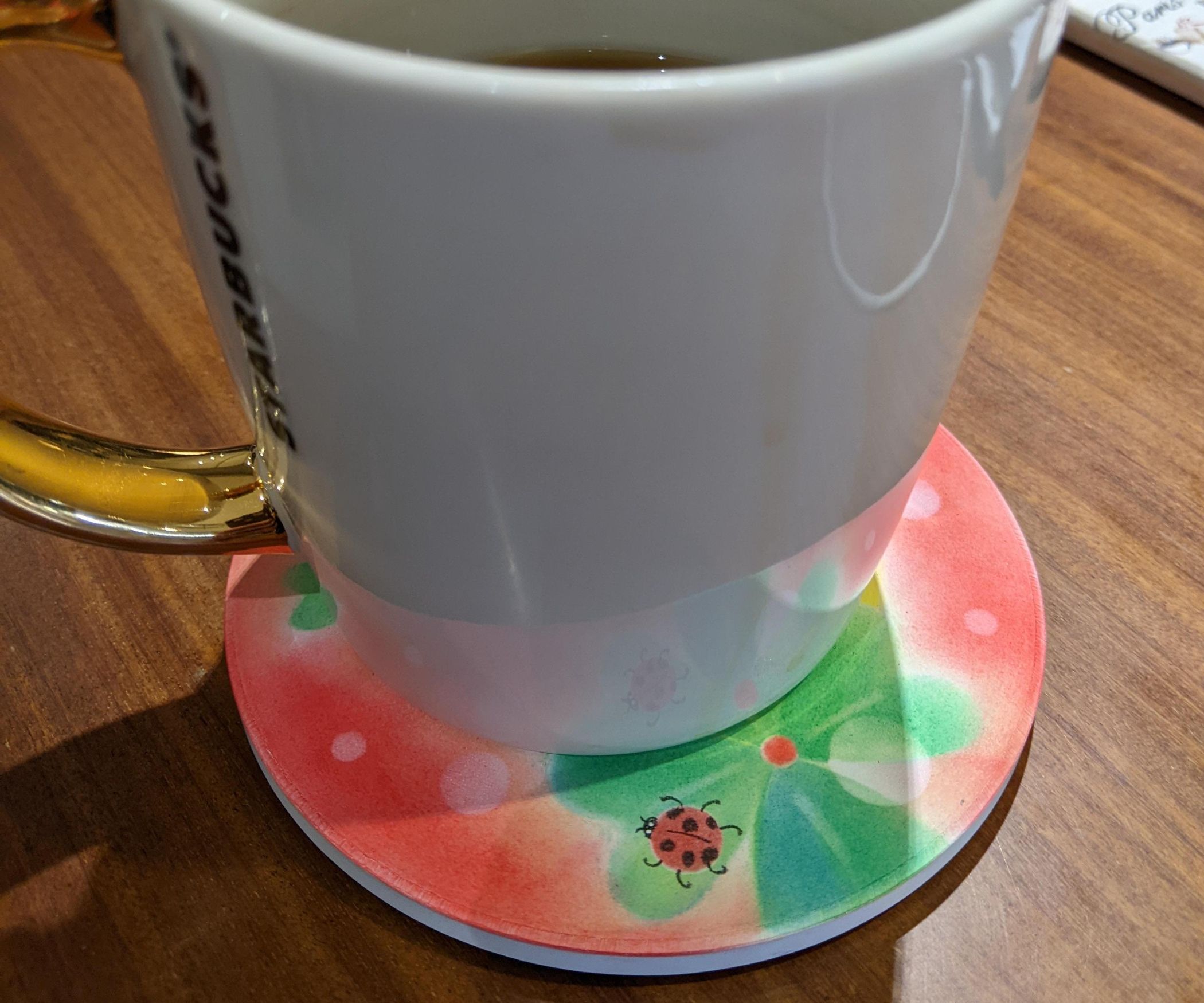 Beautiful Pastel on Cup Coaster : 4 Steps - Instructables