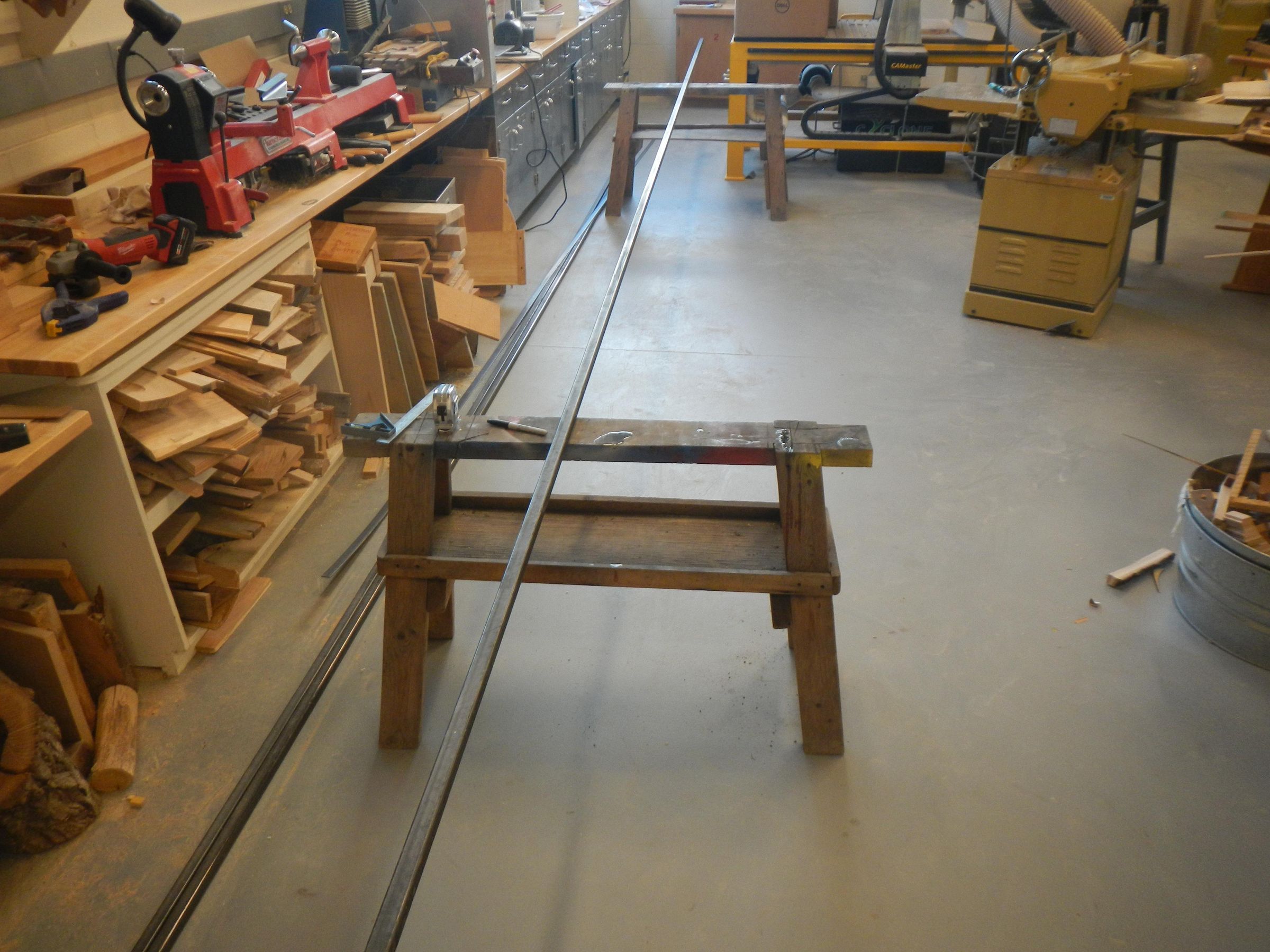 Cool Table With a Unique Steel Design : 14 Steps (with Pictures ...