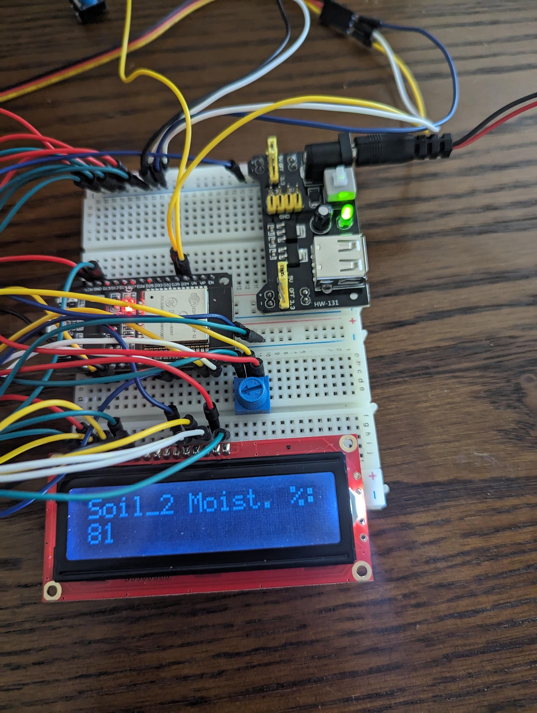 Display Plant Moisture Using a ESP32 and a LCD : 6 Steps - Instructables