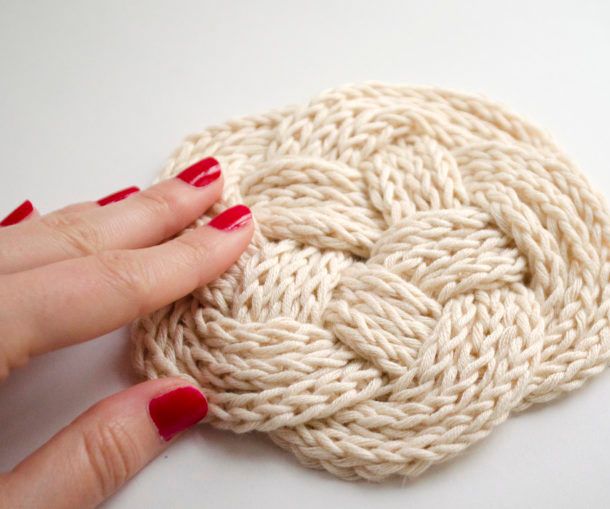 What to Do With Leftover Cotton: Knotted Coasters : 13 Steps (with ...
