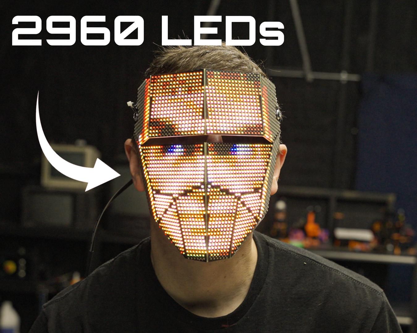 Become Anyone 2.0 - Full Face LED Mask : 13 Steps (with Pictures ...
