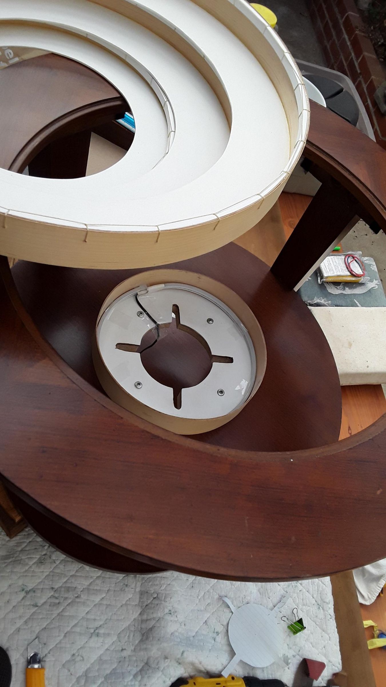 Compass Display Table With Indirect Lighting : 6 Steps (with Pictures ...