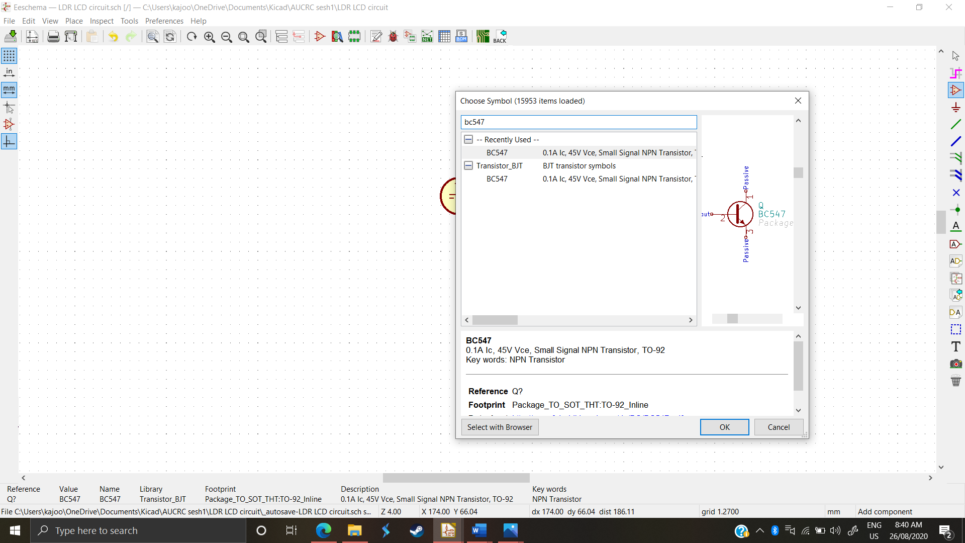 Simulating a KiCad Circuit : 7 Steps - Instructables