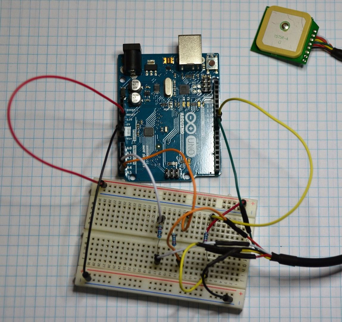 Using a Hobby-Ace Ublox GPS Module Built-in Compass With Arduino Uno ...