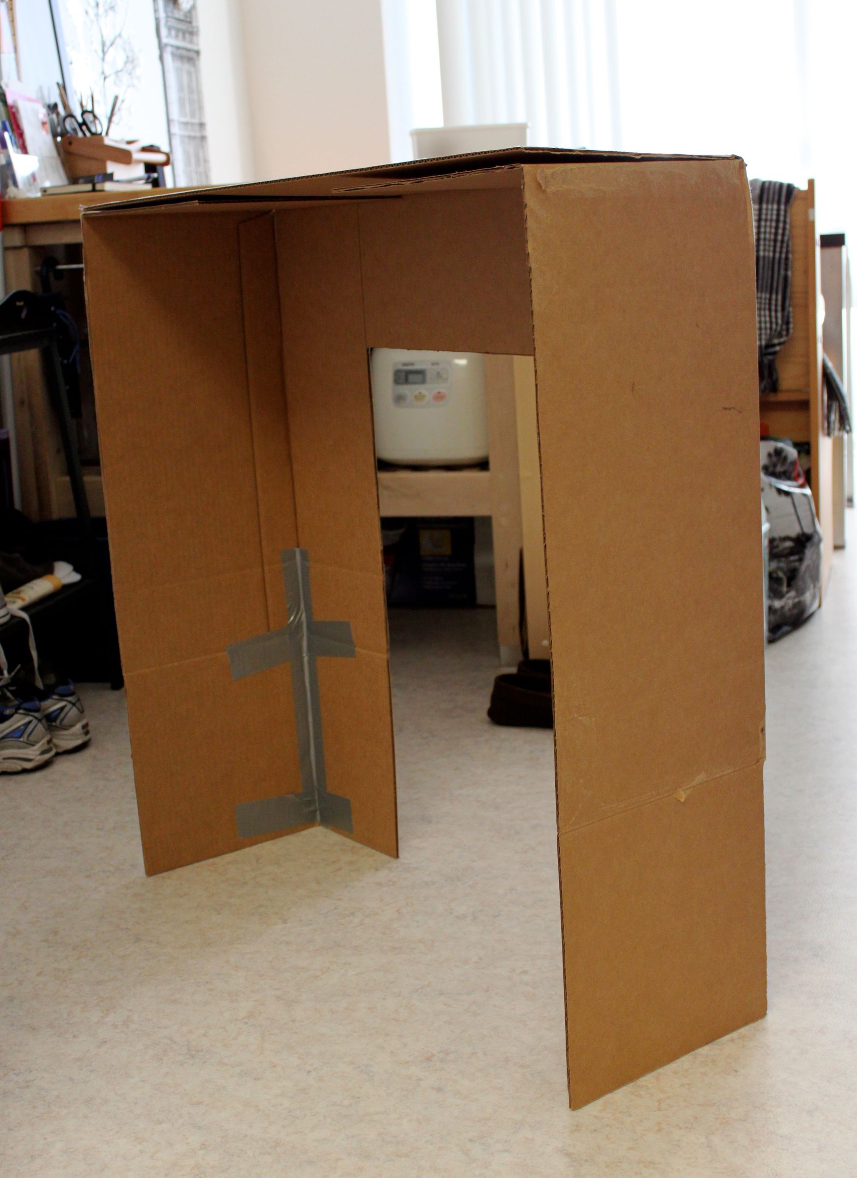 Cardboard Faux Fireplace : 6 Steps (with Pictures) - Instructables