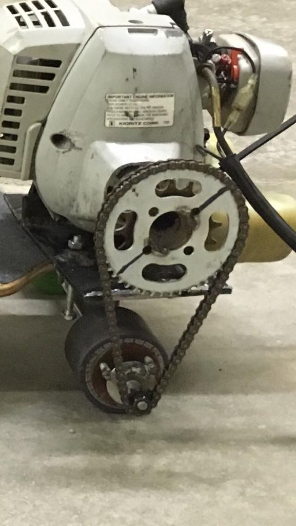 Homemade Gas Powered Skateboard