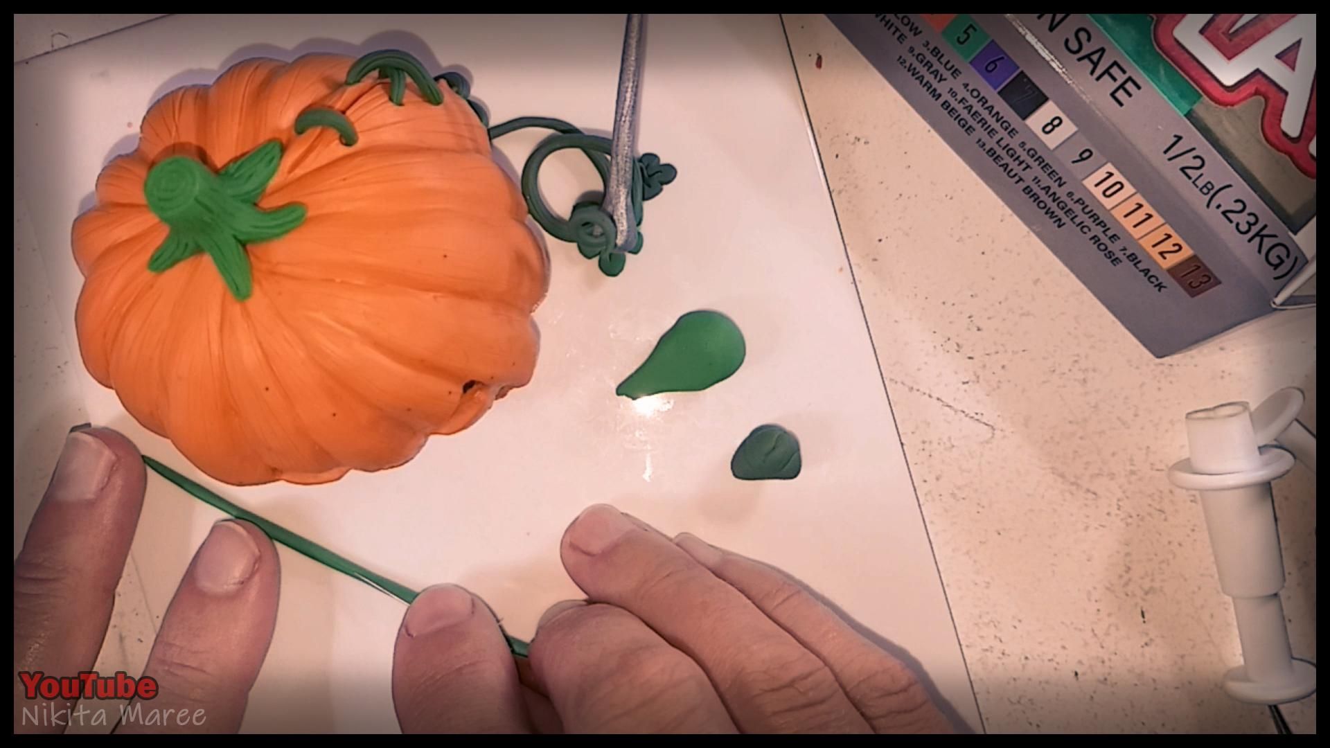 Polymer Clay Jack O'lantern Tutorial (+ Video) : 75 Steps (with ...