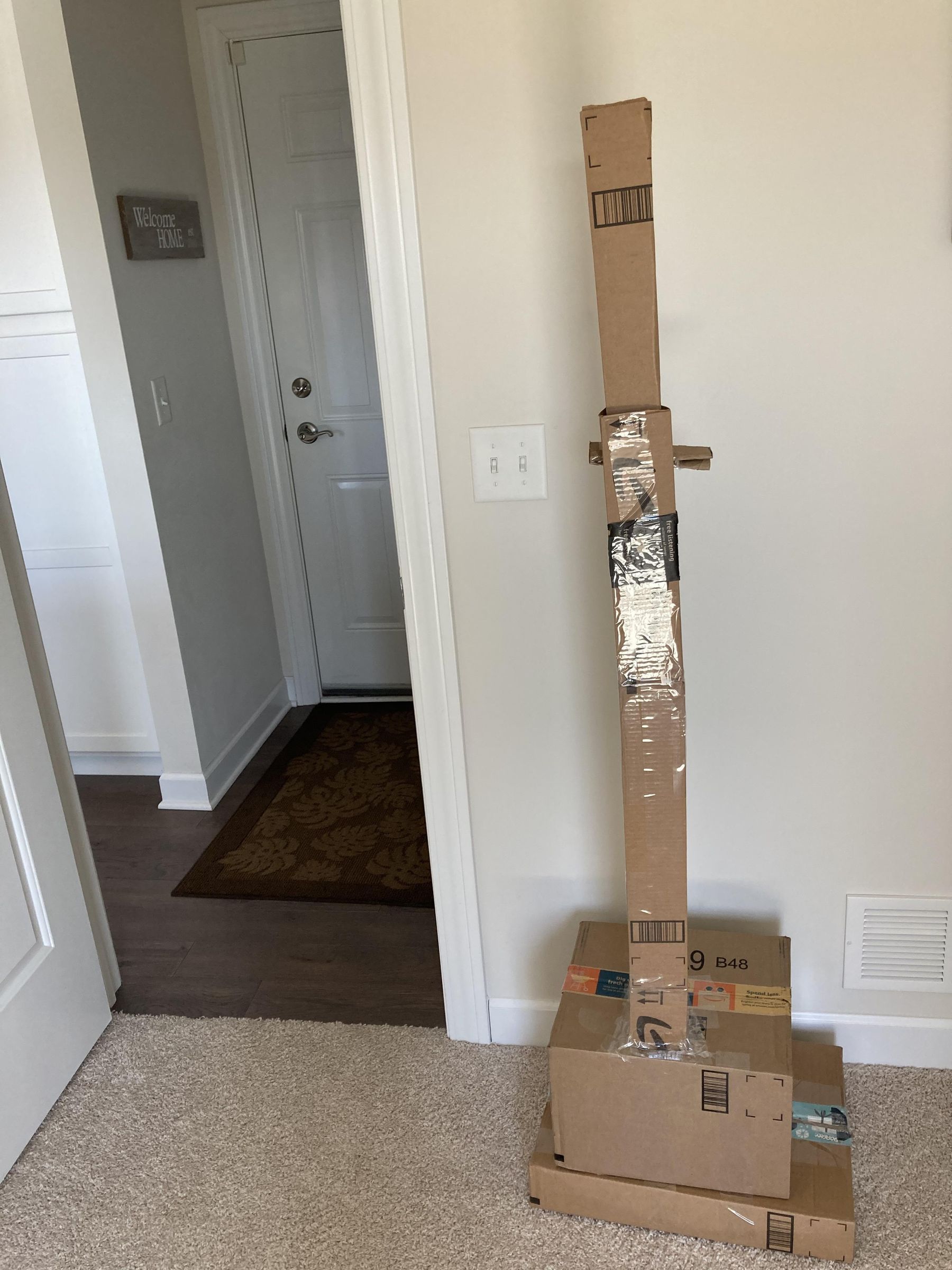 Cardboard Adjustable Basketball Hoop : 8 Steps (with Pictures ...