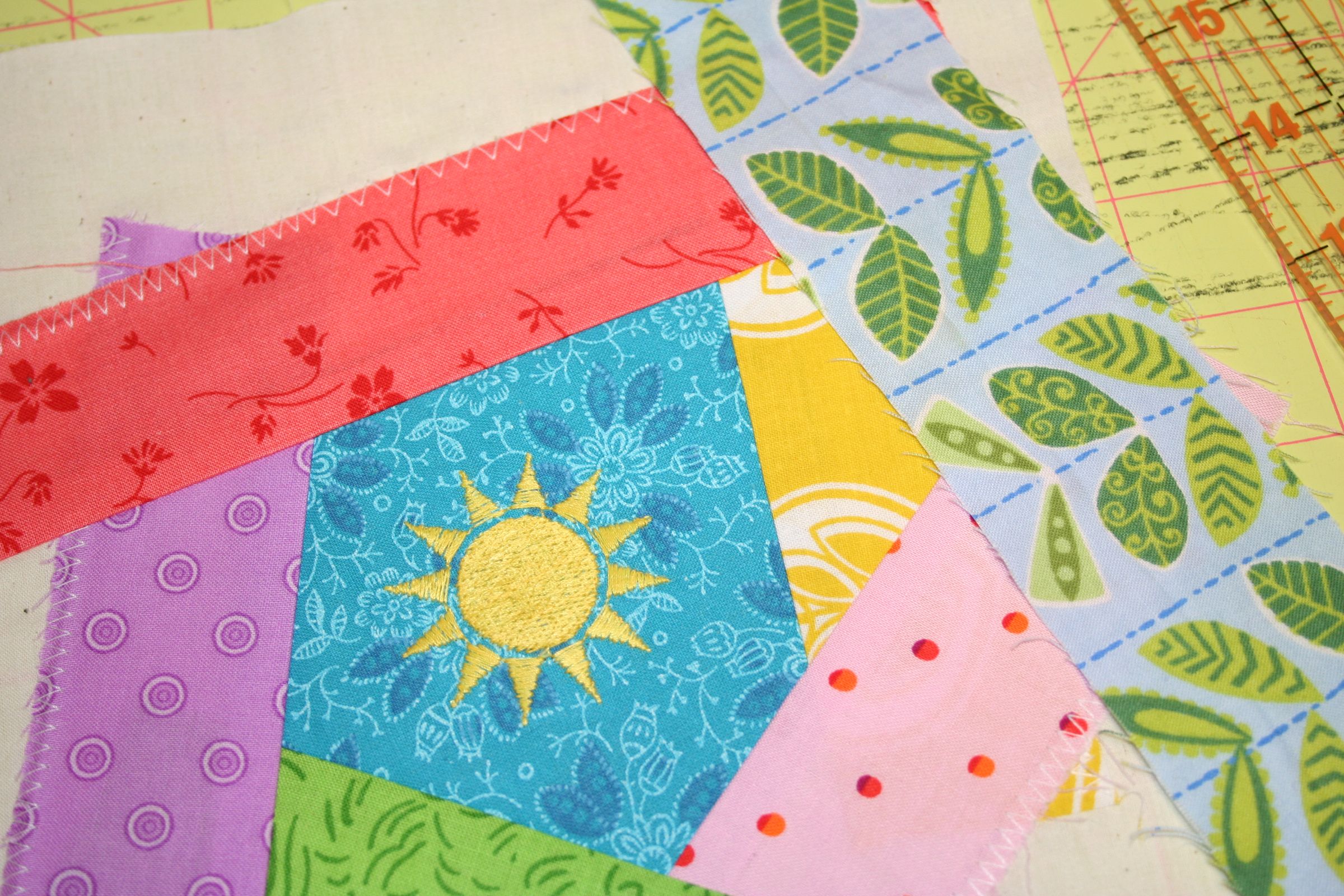 How to Sew an Easy Crazy Quilt Block : 9 Steps (with Pictures ...