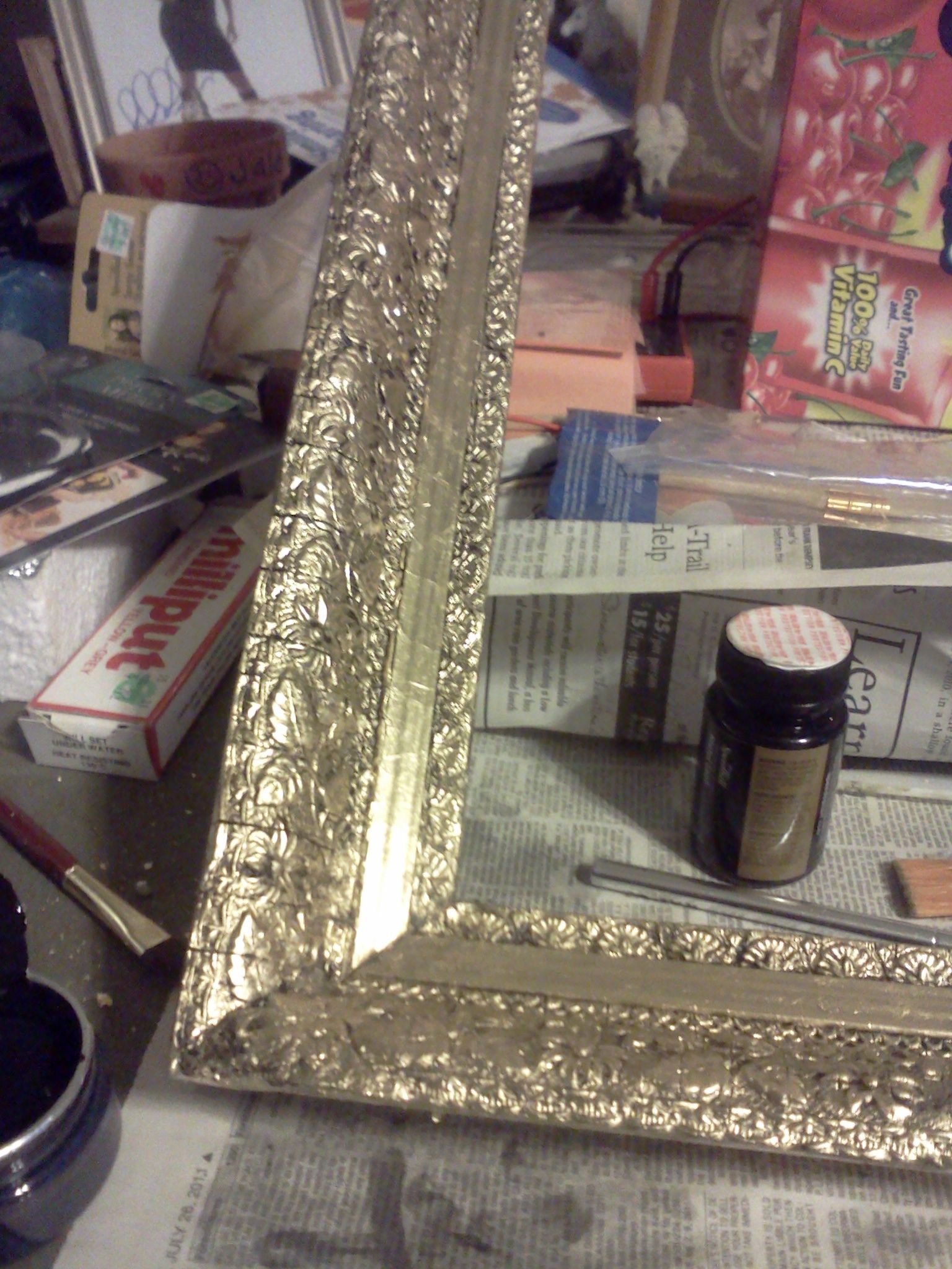 Vintage Plaster and Gold Frame Restored : 9 Steps - Instructables