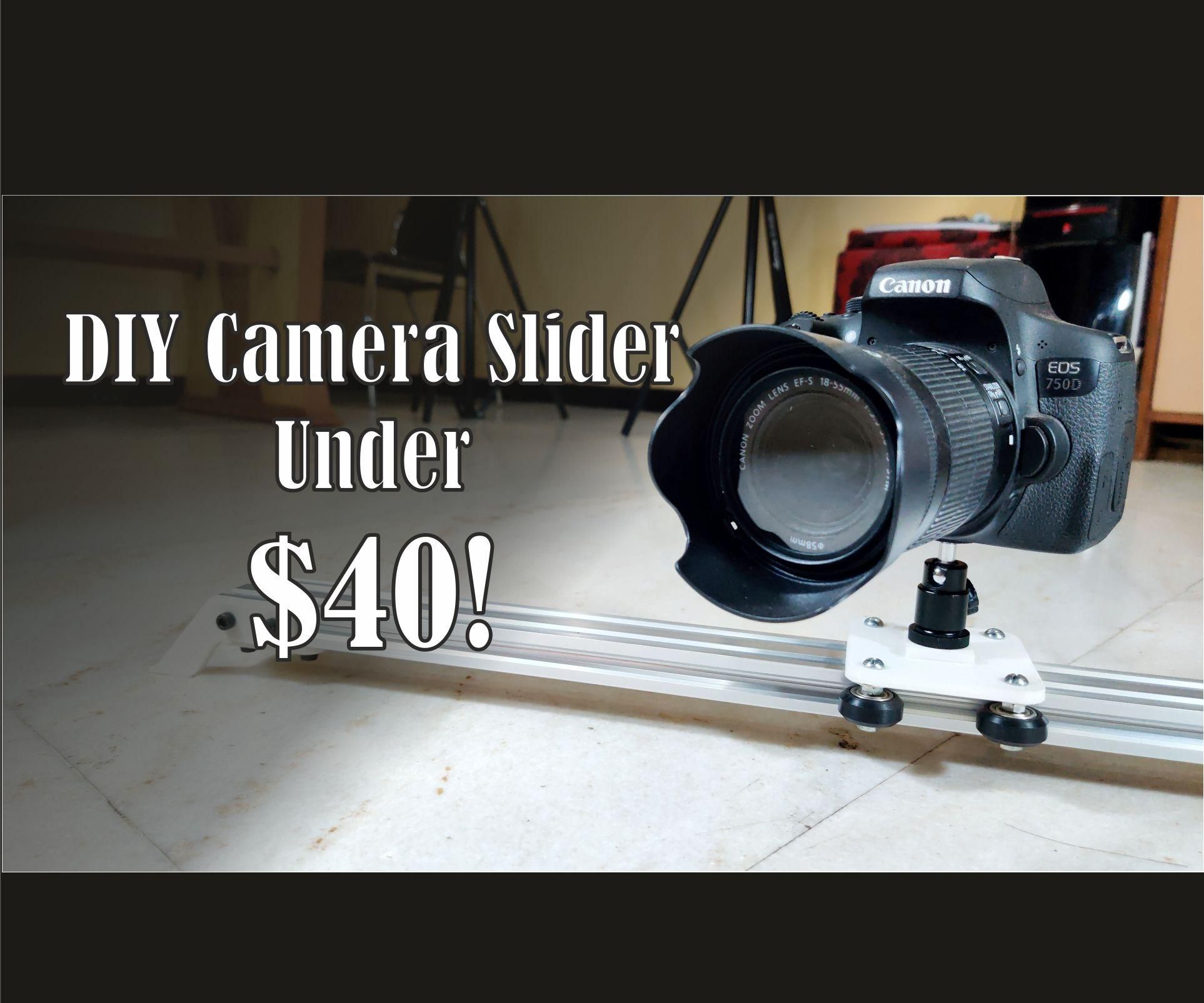 Camera Slider Under $40! : 7 Steps (with Pictures) - Instructables