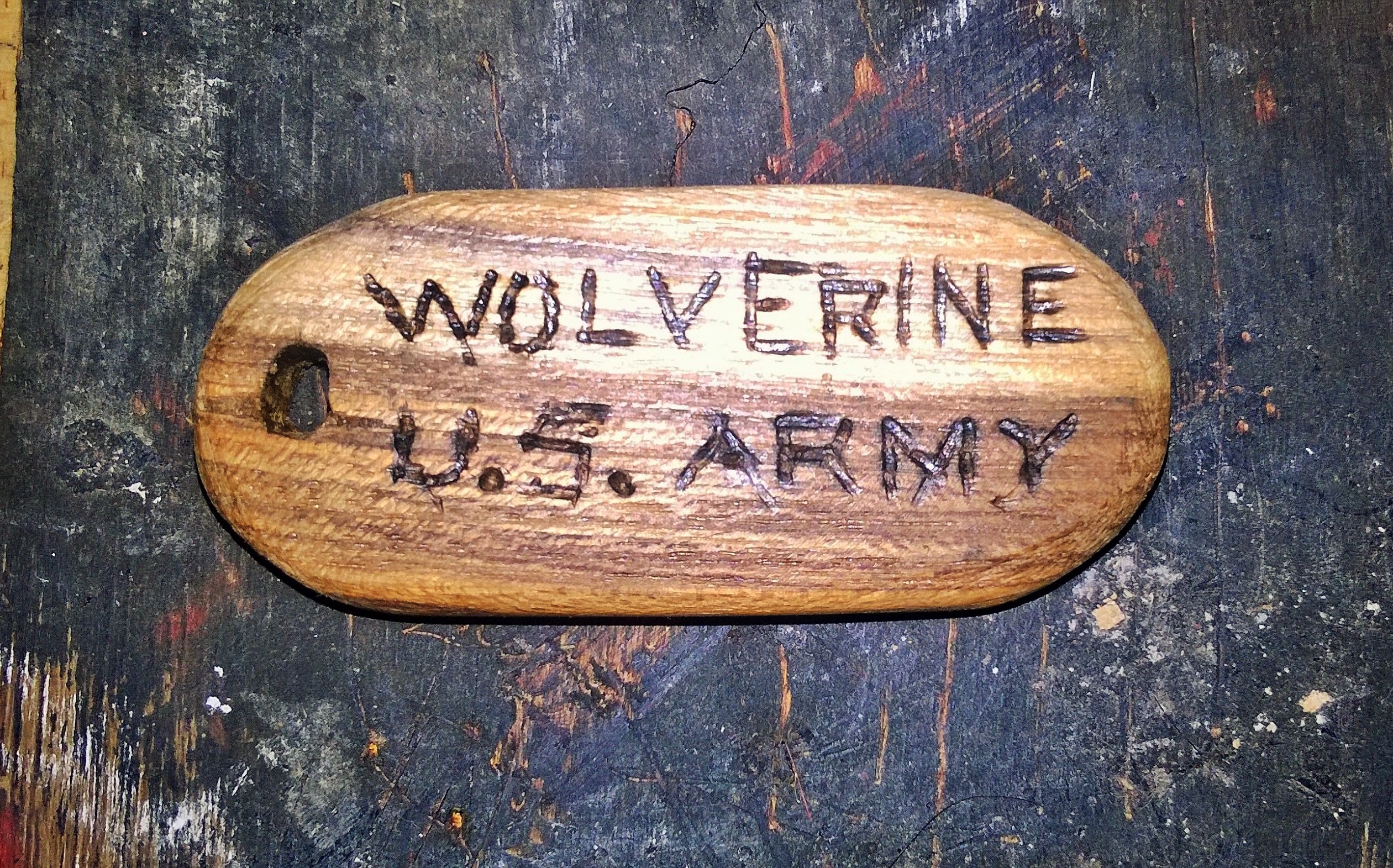 Wooden Wolverine DogTag : 11 Steps (with Pictures) - Instructables