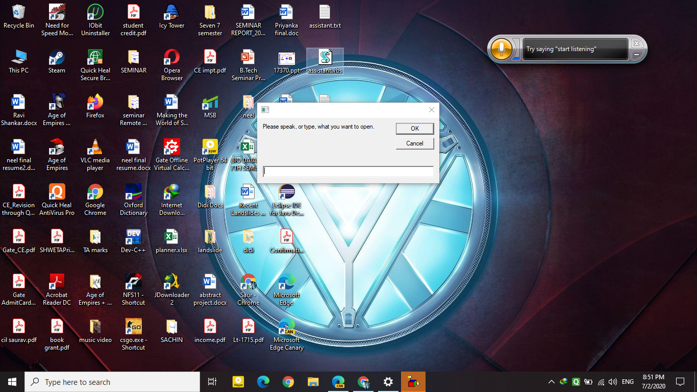 Make an Assistant for Your Computer in 5 Minutes : 8 Steps - Instructables