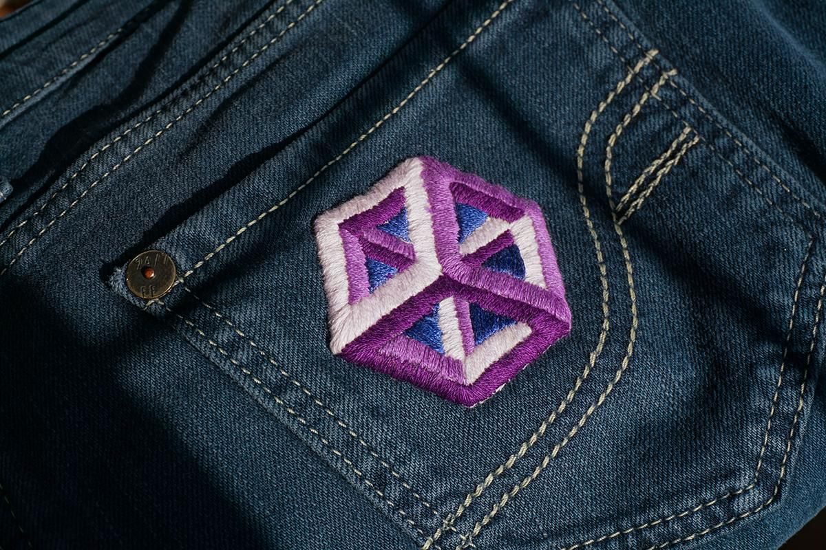 How to Embroider Your Own Clothes Patch | DIY Jeans Patch : 7 Steps ...